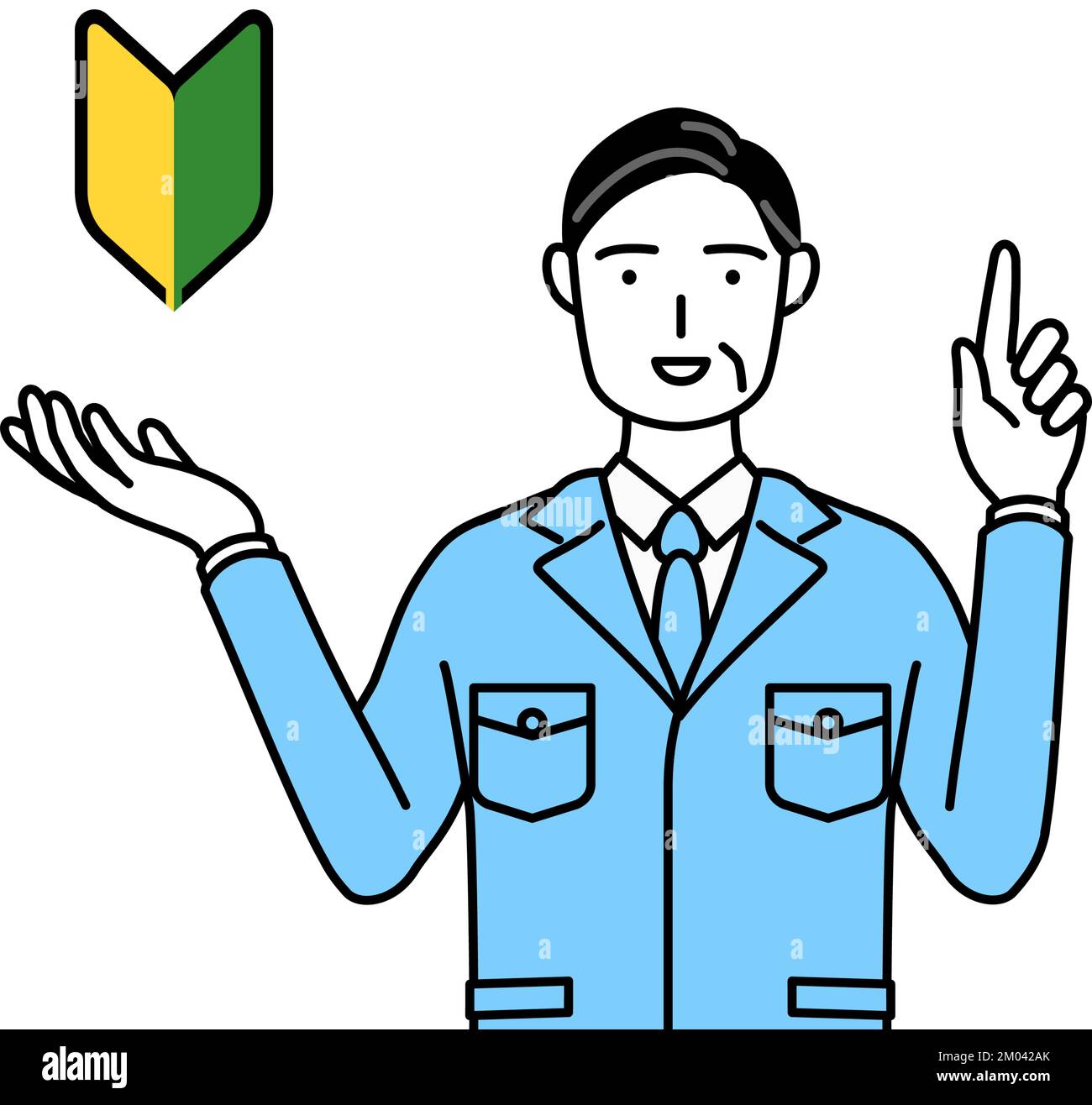 Management, managers, plant manager, a man in work wear showing the ...