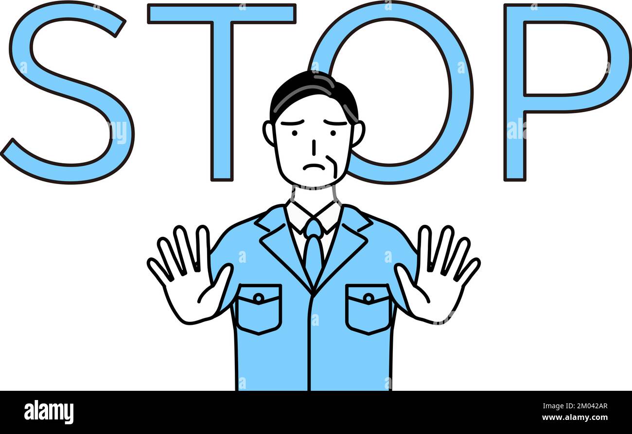 Management, managers, plant manager, a man in work wear with his hand ...