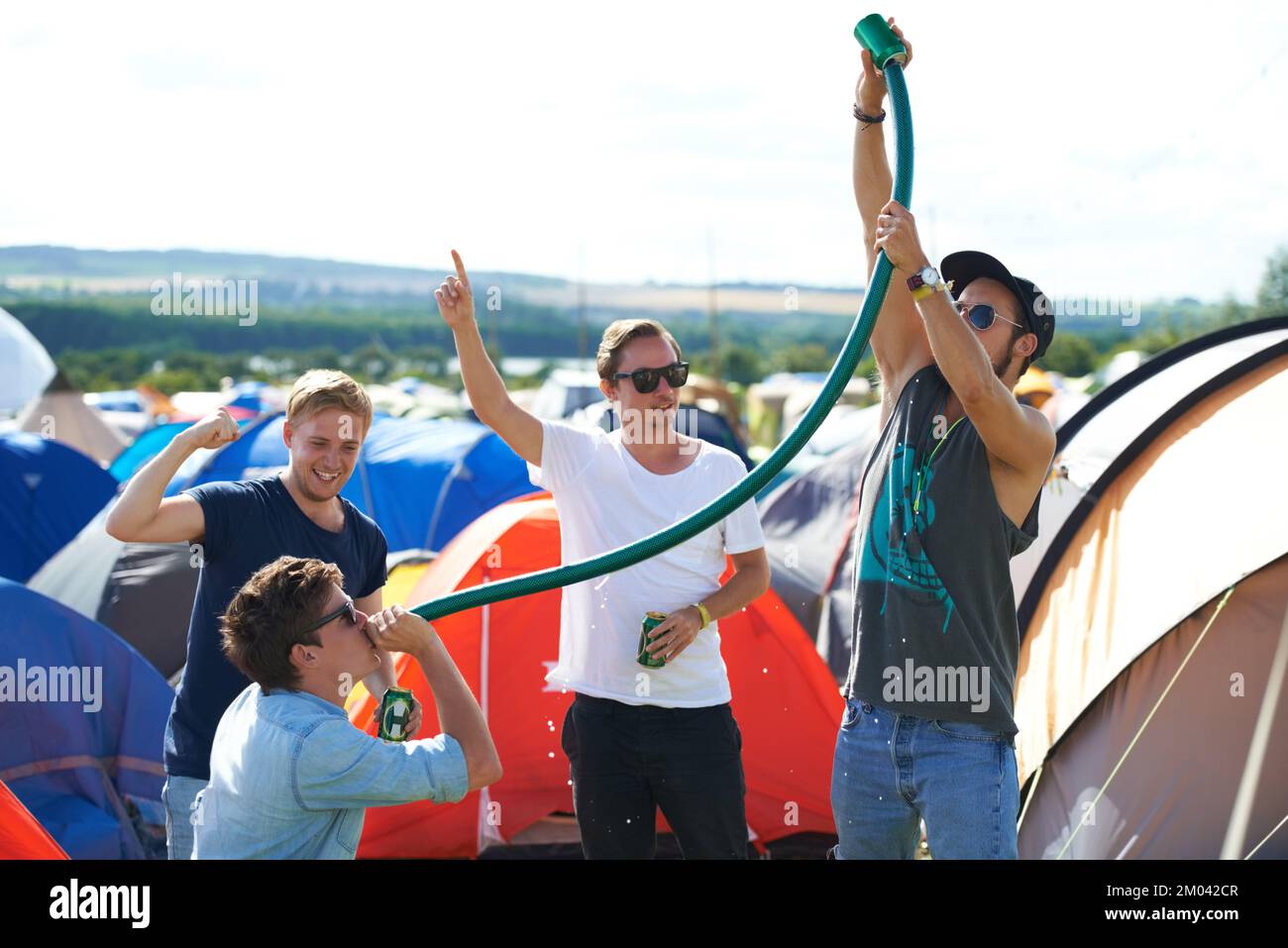 One Two Three Drink. a group of friends getting drunk at an outdoor ...