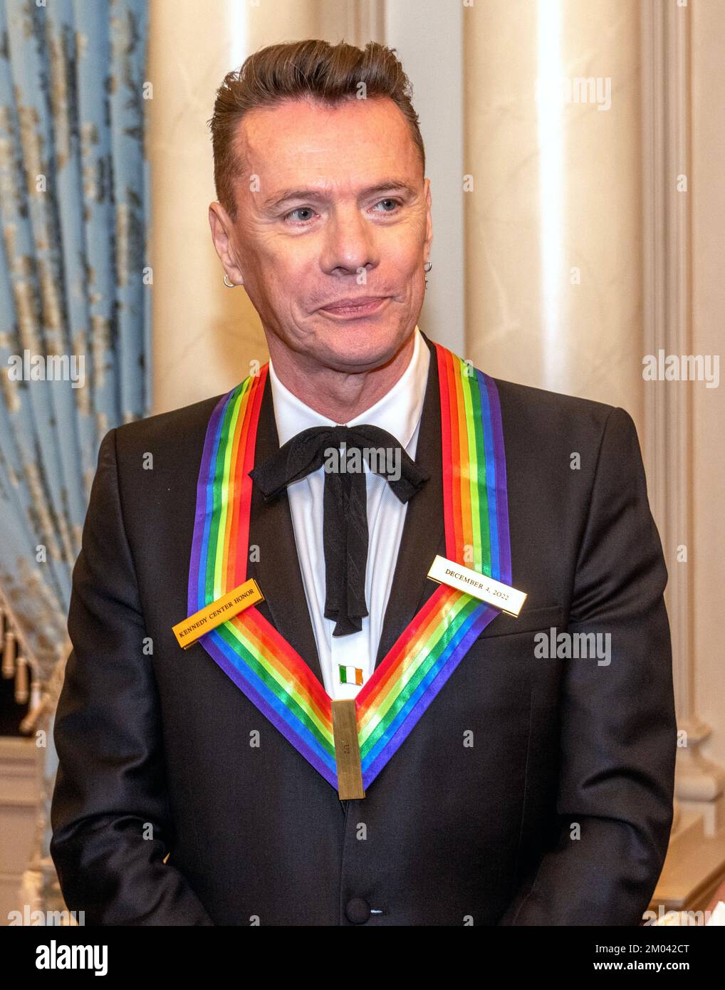 Larry Mullen, Jr., one of the recipients of the 45th Annual Kennedy ...