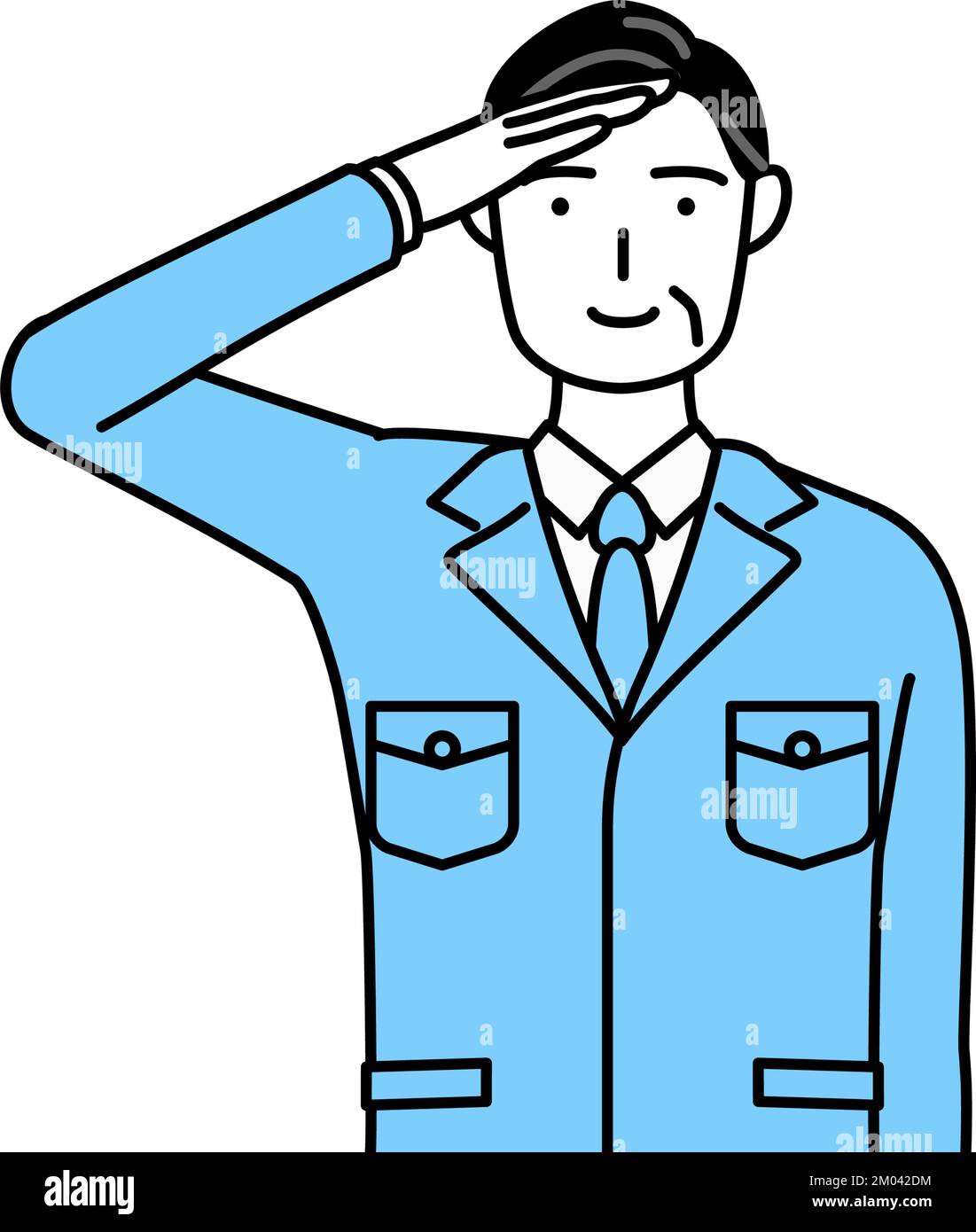 Management, managers, plant manager, a man in work wear giving a ...