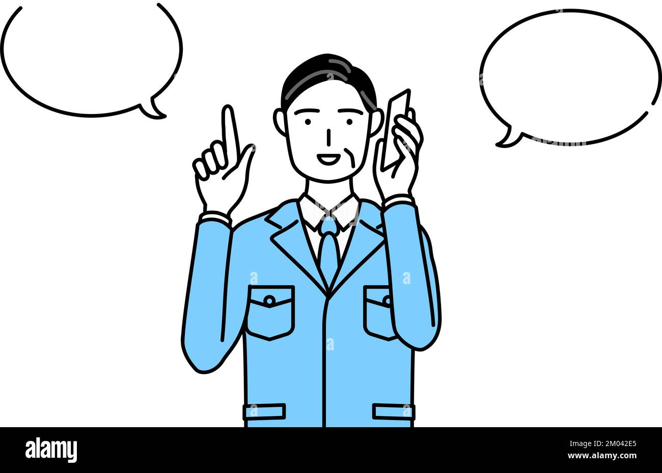 Management, managers, plant manager, a man in work wear pointing while ...