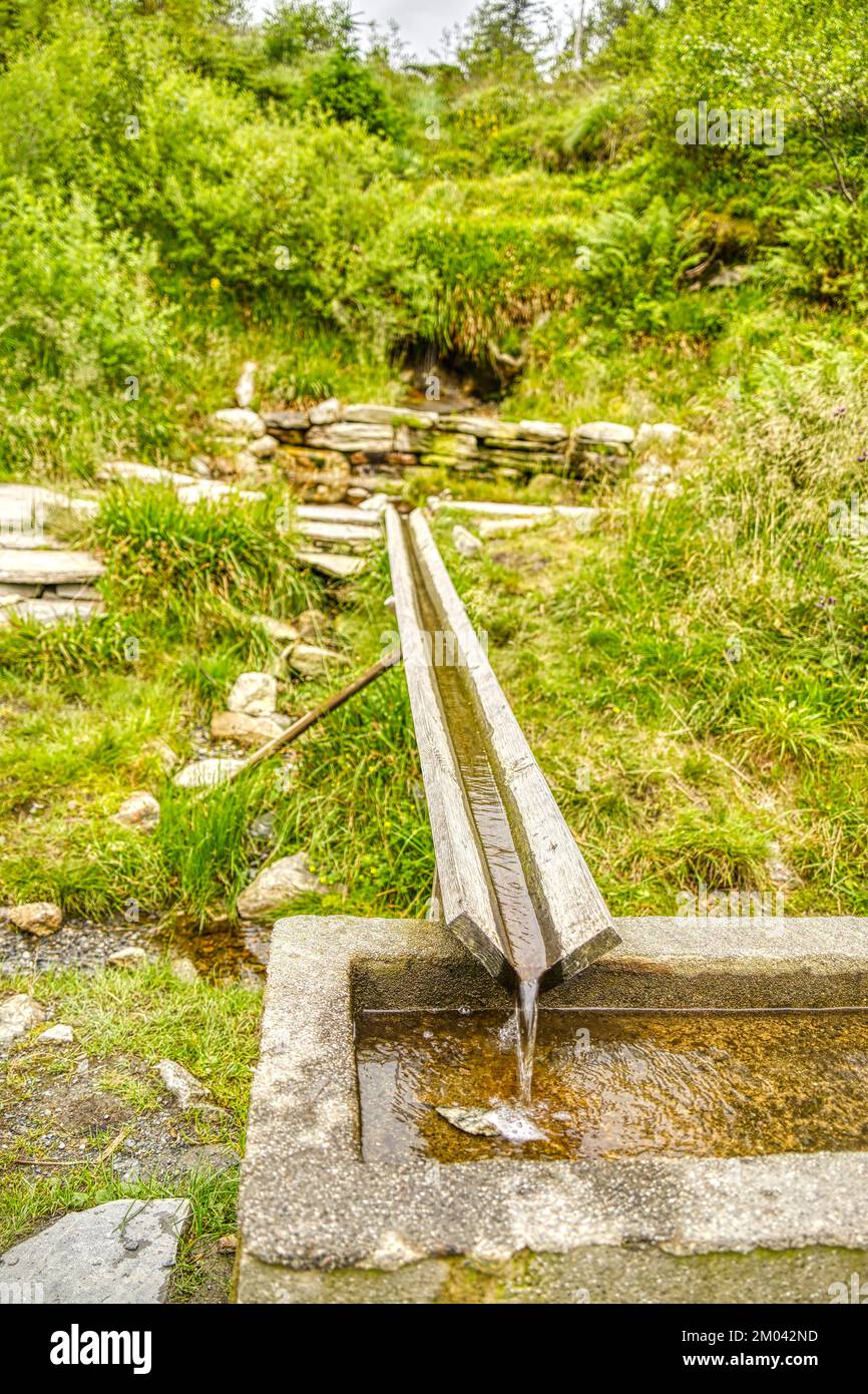 Bergens fjellstrekninger, HDR Image Stock Photo - Alamy