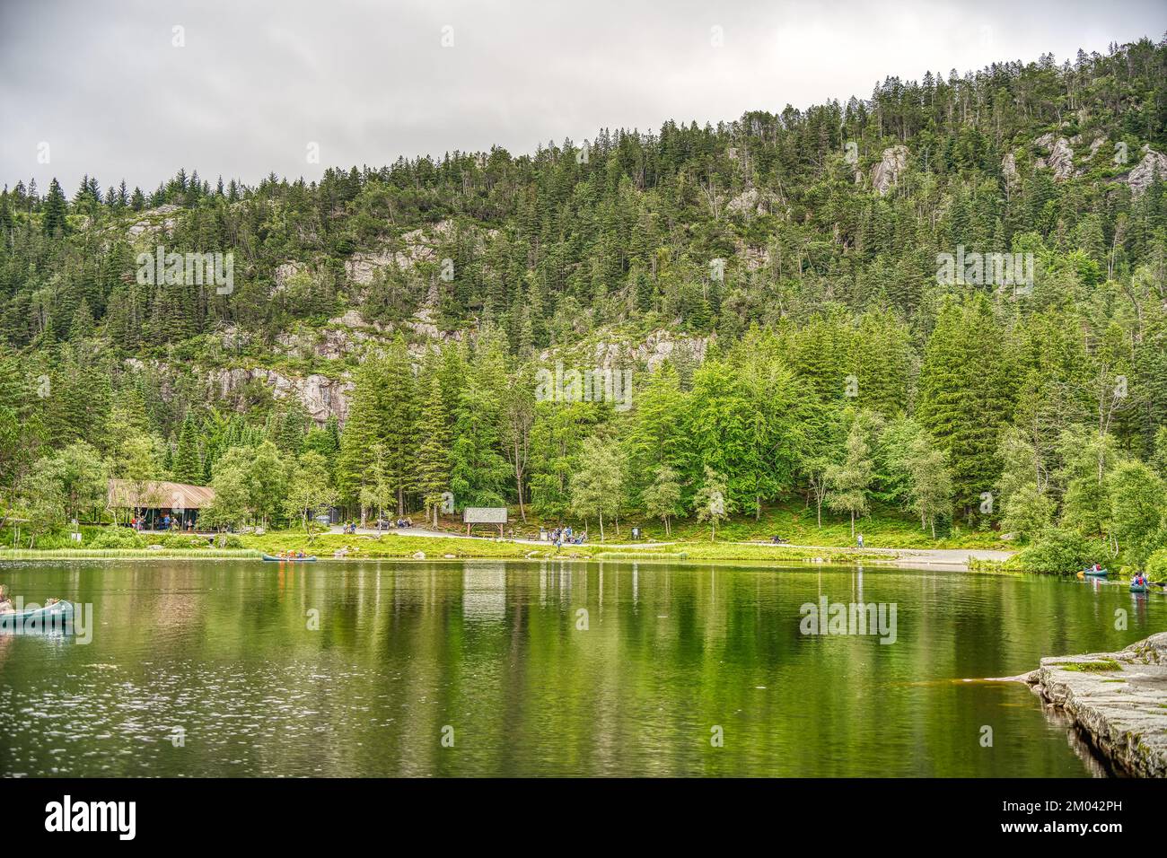 Bergens fjellstrekninger, HDR Image Stock Photo - Alamy