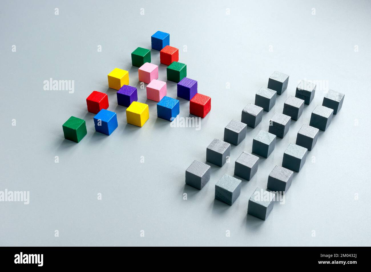 Creation of pyramid hi-res stock photography and images - Alamy