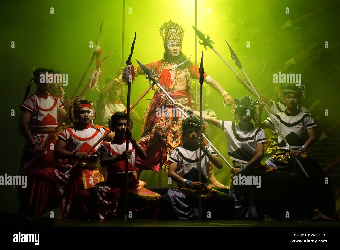 The theatrical of kresnayana with the title Krishna harimurti (Krishna ...