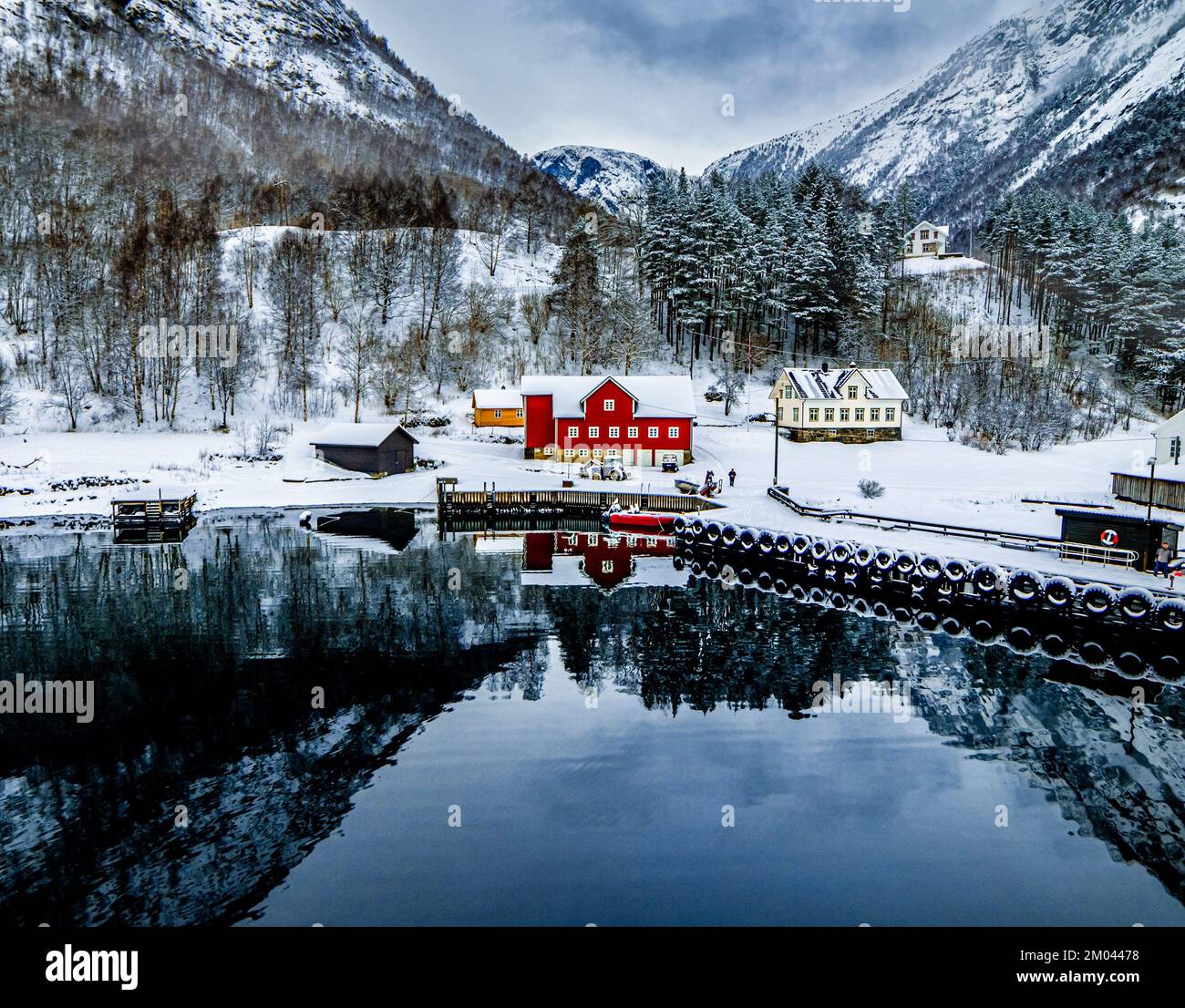 Scenery norvegian landscape Stock Photo - Alamy