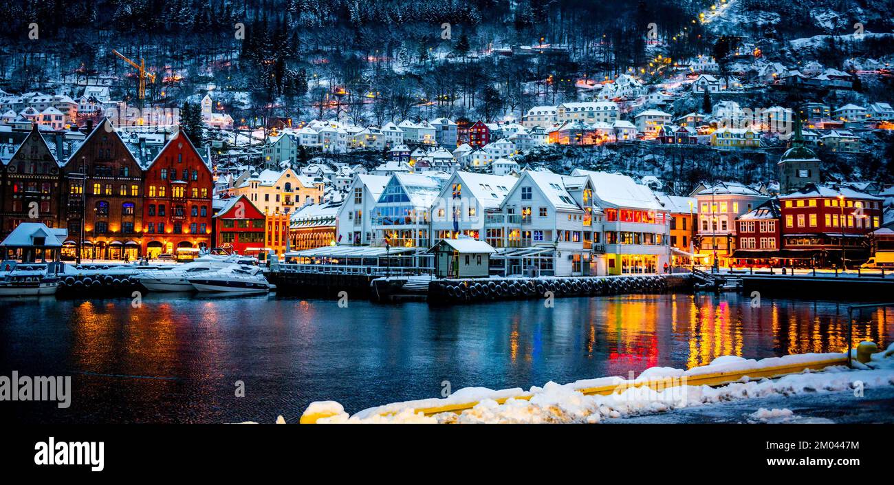 Bergen city in Norway Stock Photo - Alamy