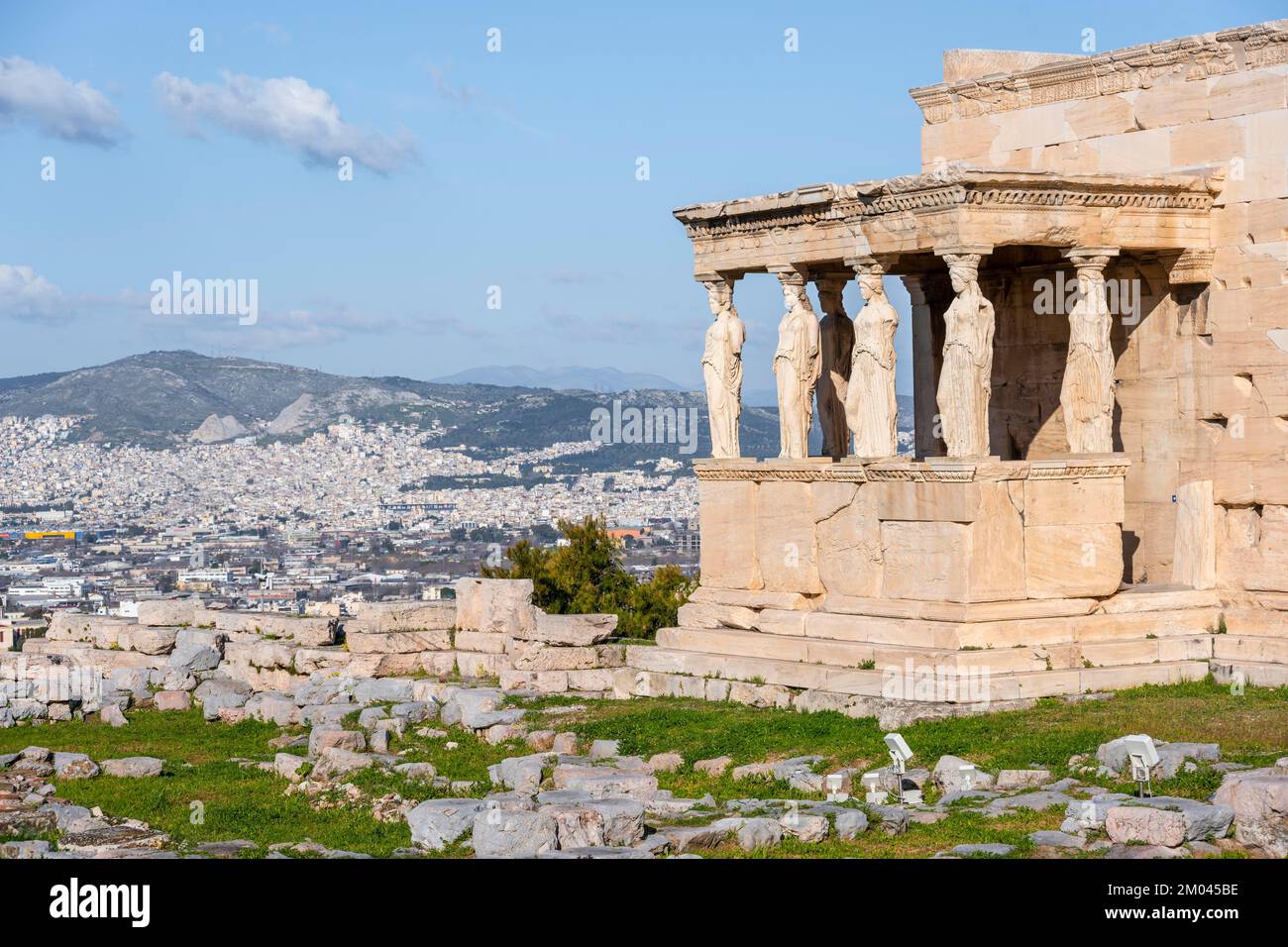 Columned Figures, Erechtheion Temple with Caryatids, Caryatid Hall ...