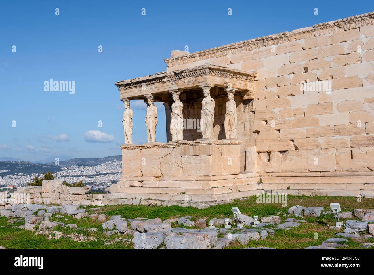 Columned Figures, Erechtheion Temple with Caryatids, Caryatid Hall ...