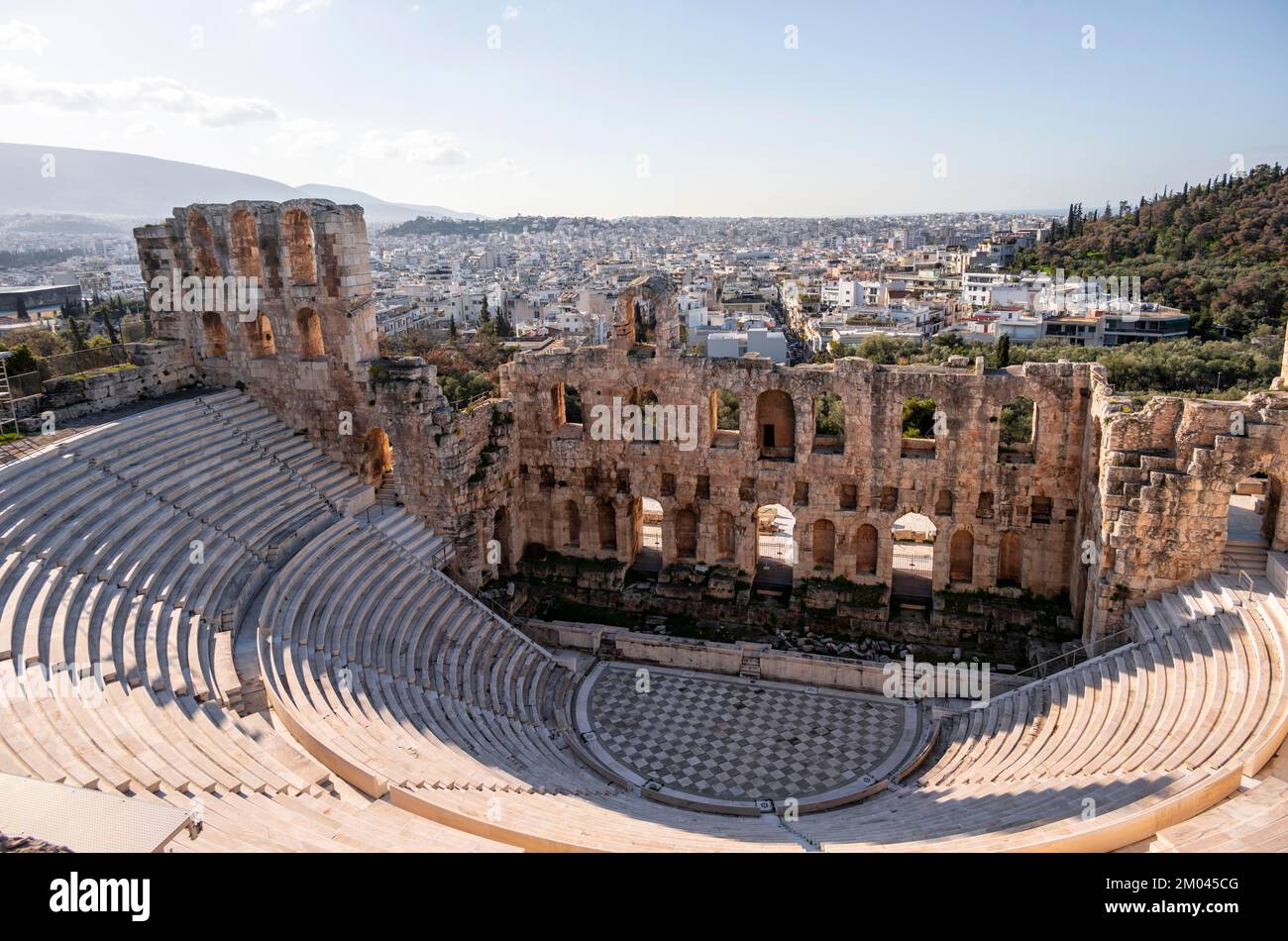 Amphitheatre, Odeon of Herodes Atticus, Acropolis, Athens, Greece ...