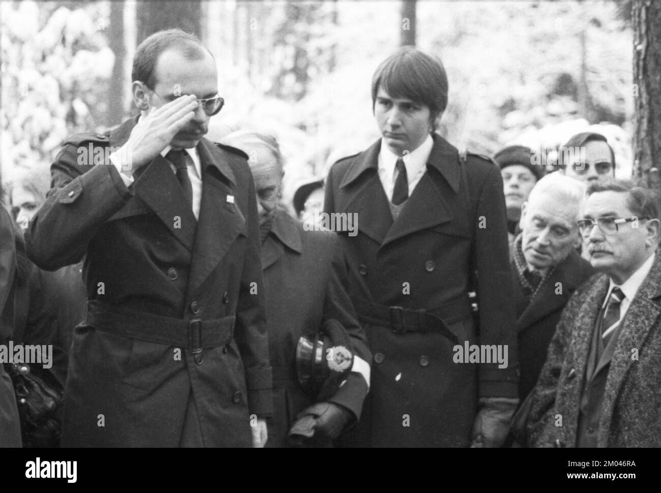 The funeral of Grand Admiral Karl Doenitz, a Hitler confidant who was ...