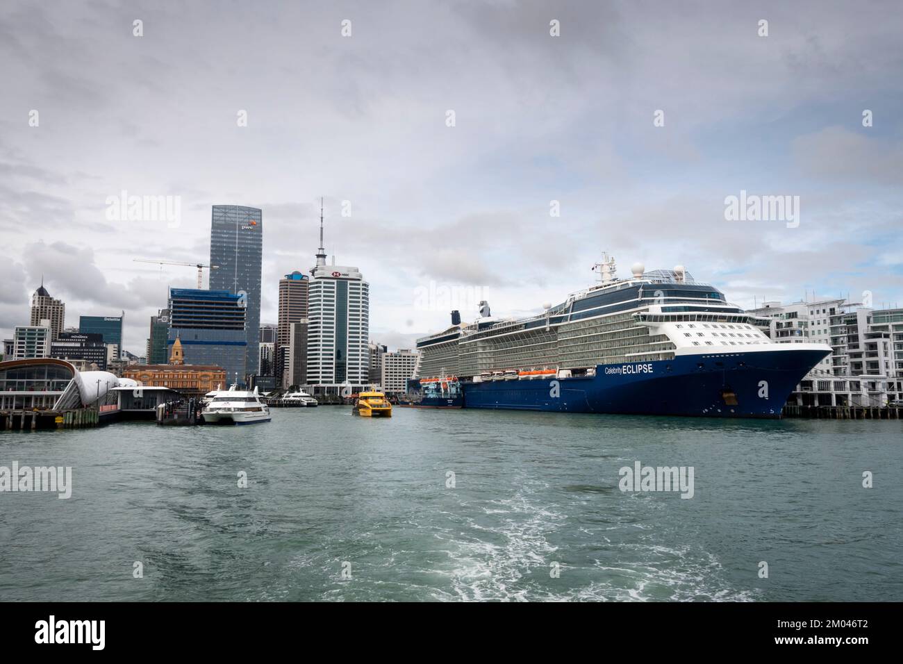 Cruise ship "Celebrity Eclipse" at Auckland, North Island, New Zealand ...
