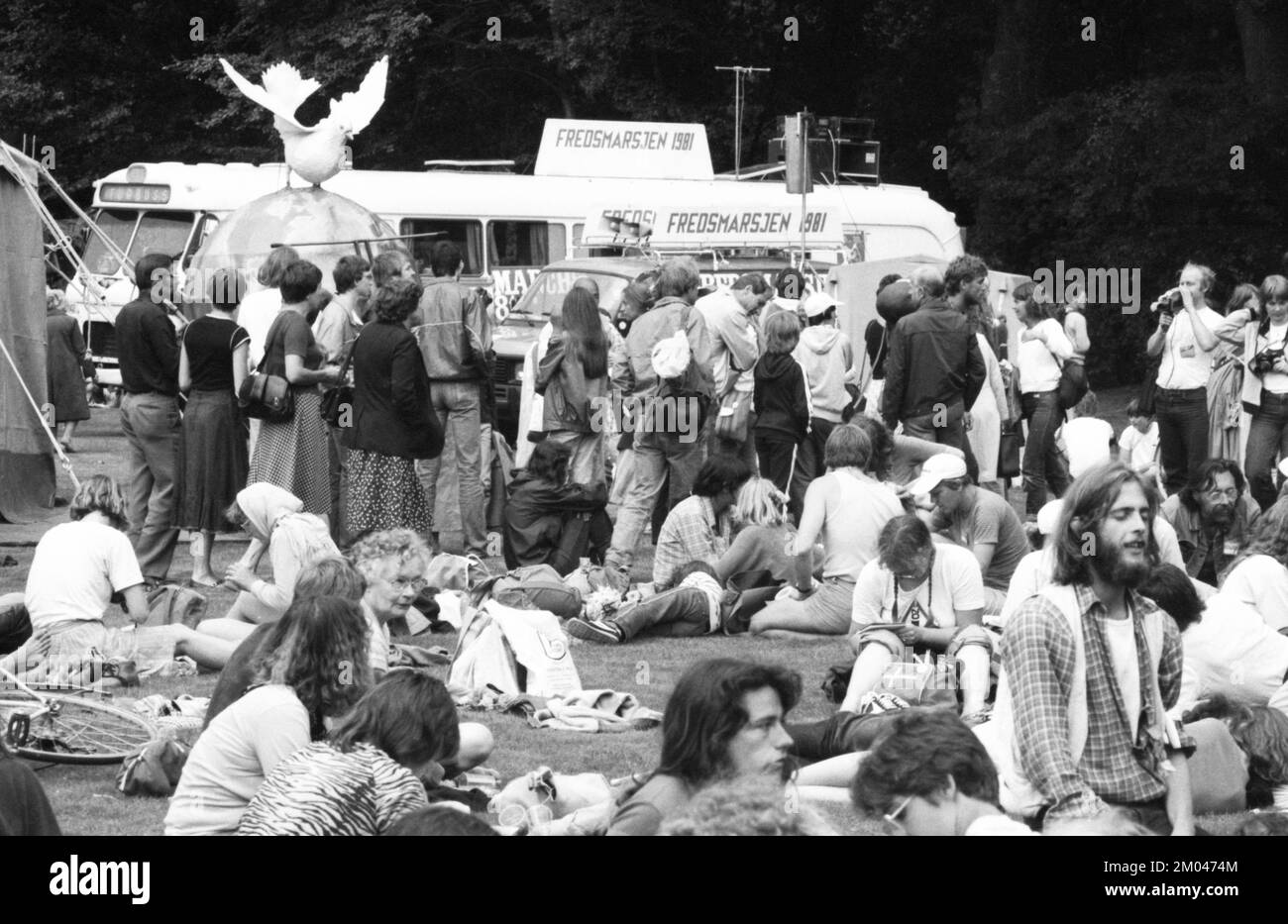 The 1981 Peace March from Copenhagen to Paris reached the cities of ...