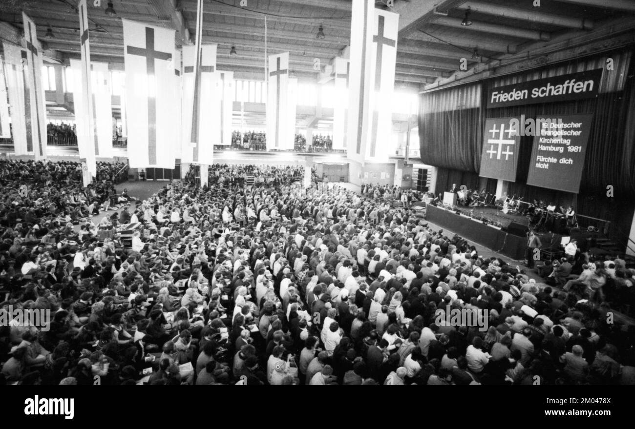 The 19th Protestant Church Congress in June 1981, Germany, Europe Stock ...