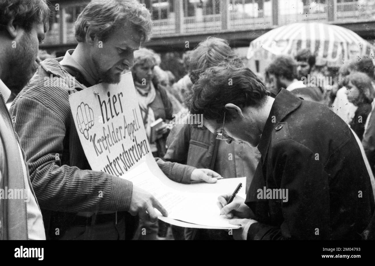 The 19th Protestant Church Congress in June 1981, Germany, Europe Stock ...