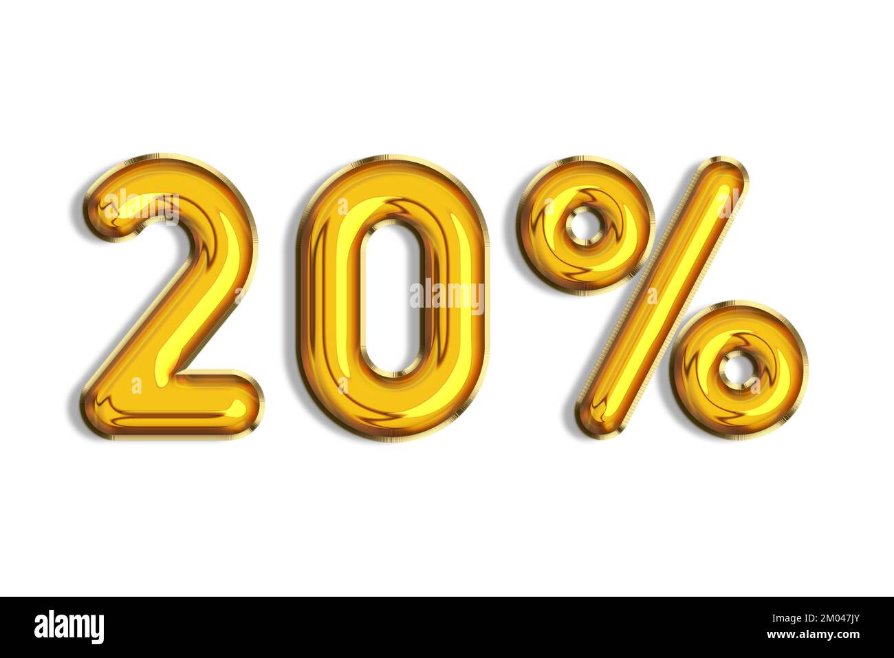 3d number 20 hi-res stock photography and images - Alamy