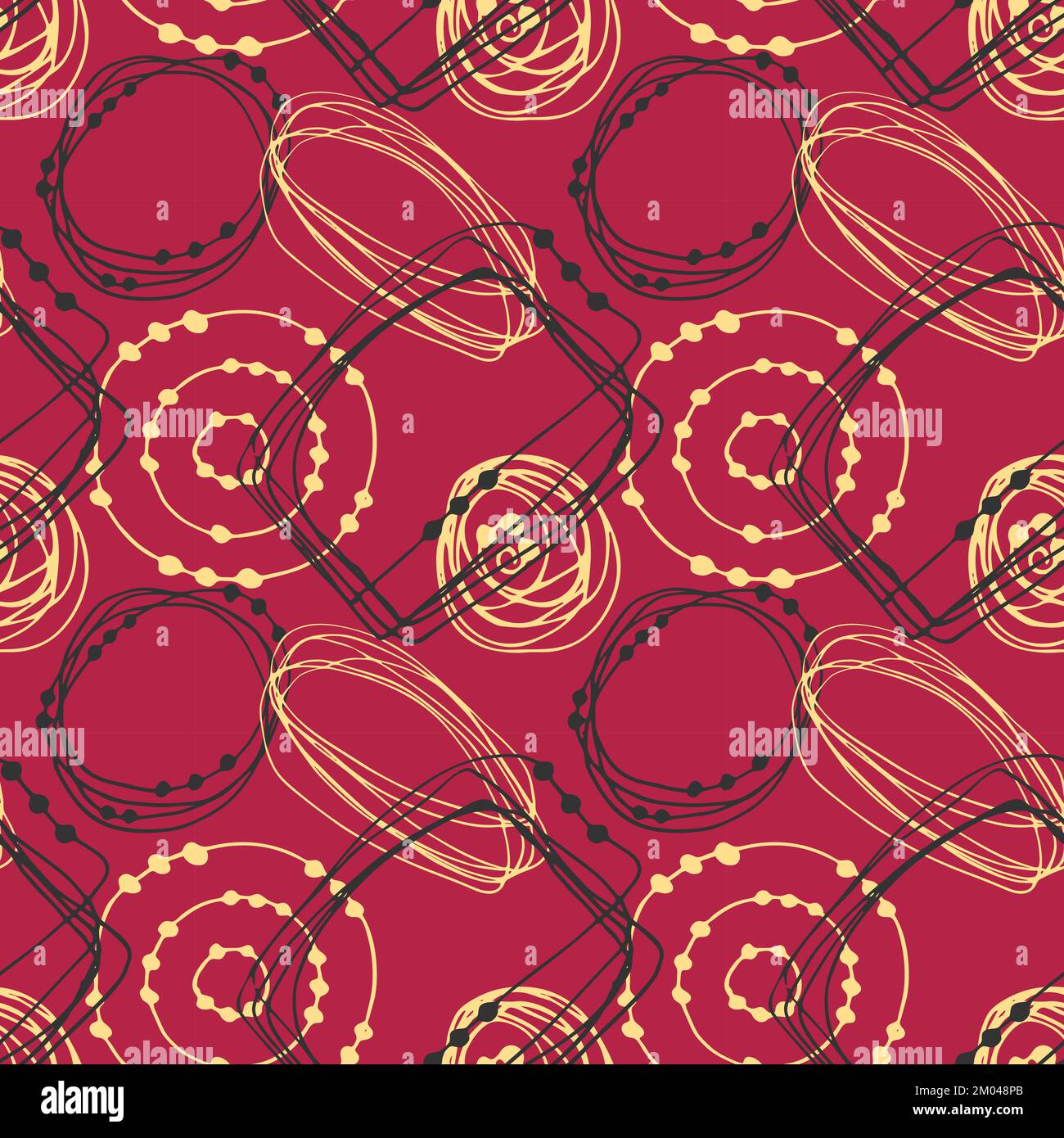 Pattern Viva Magenta color of the year 2023 with abstract geometric ...