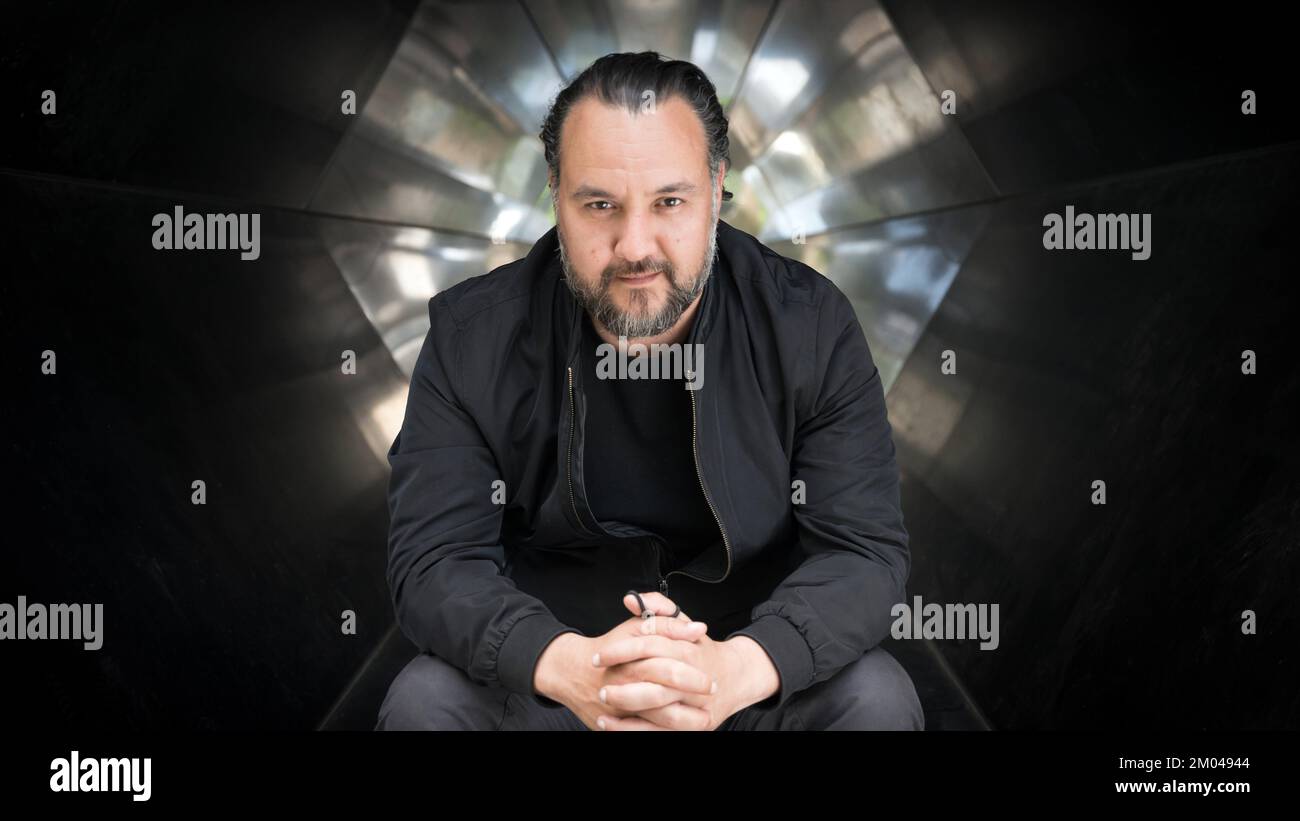 KARIM OUELHAJ in MEGALOMANIAC (2022), directed by KARIM OUELHAJ. Credit ...