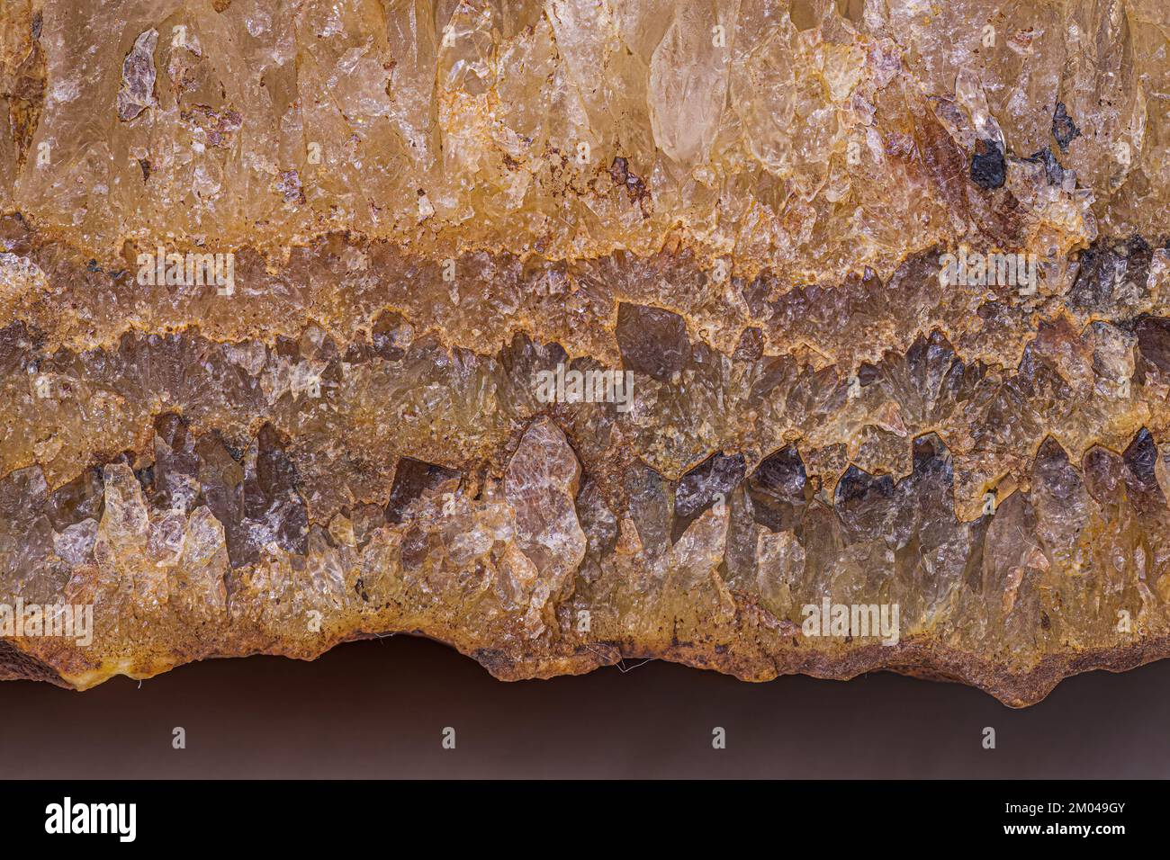 Details of a fragment of a quartz crystal geode Stock Photo - Alamy