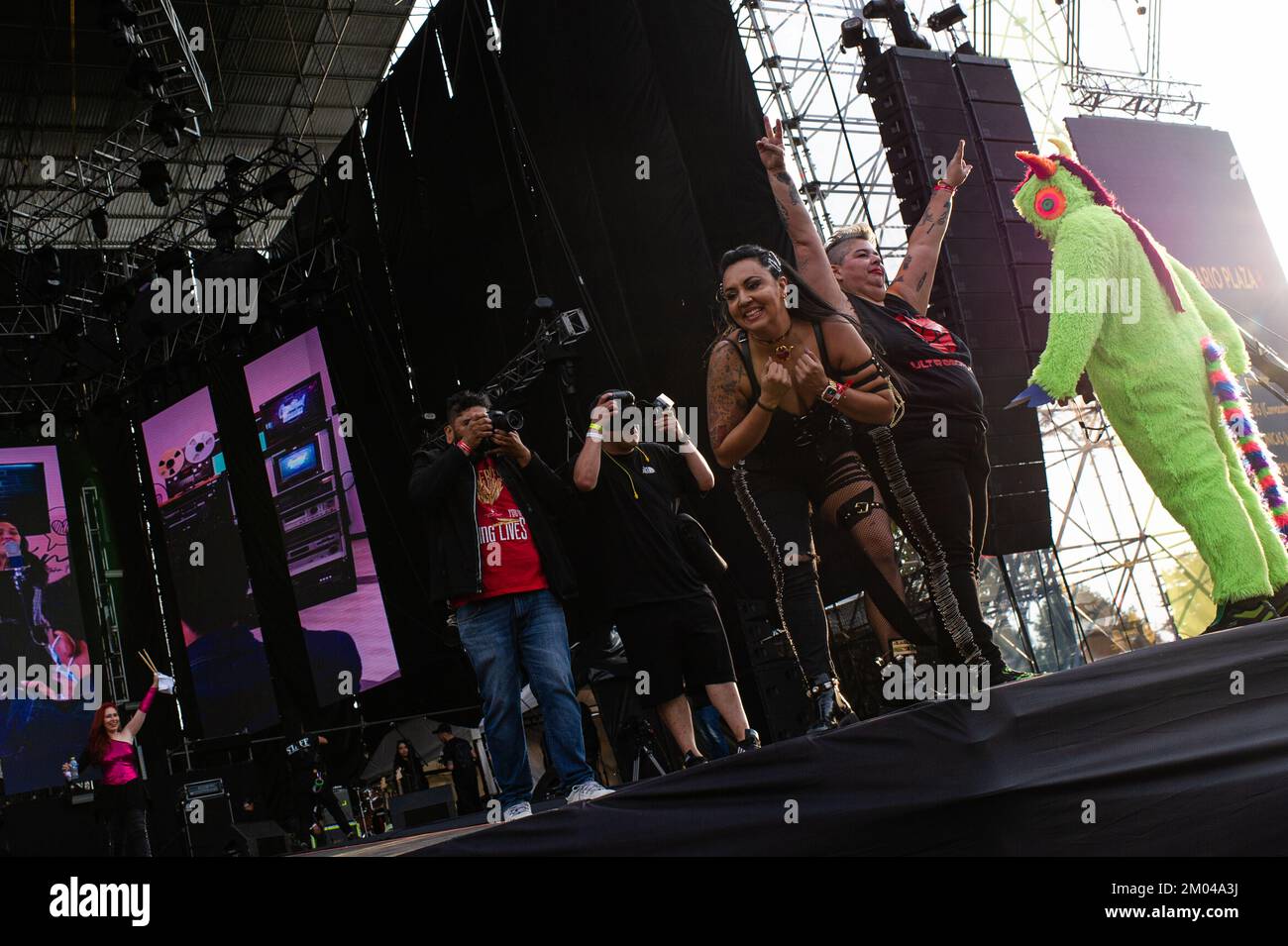 Bogota, Colombia. 03rd Dec, 2022. Mexican punk rock band 'Las ...