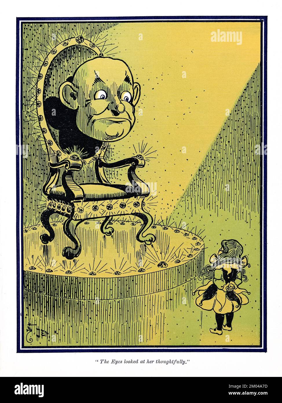 Wizard of Oz by L Frank Baum, 1900 - High Resolution illustration by William Wallace Denslow ...