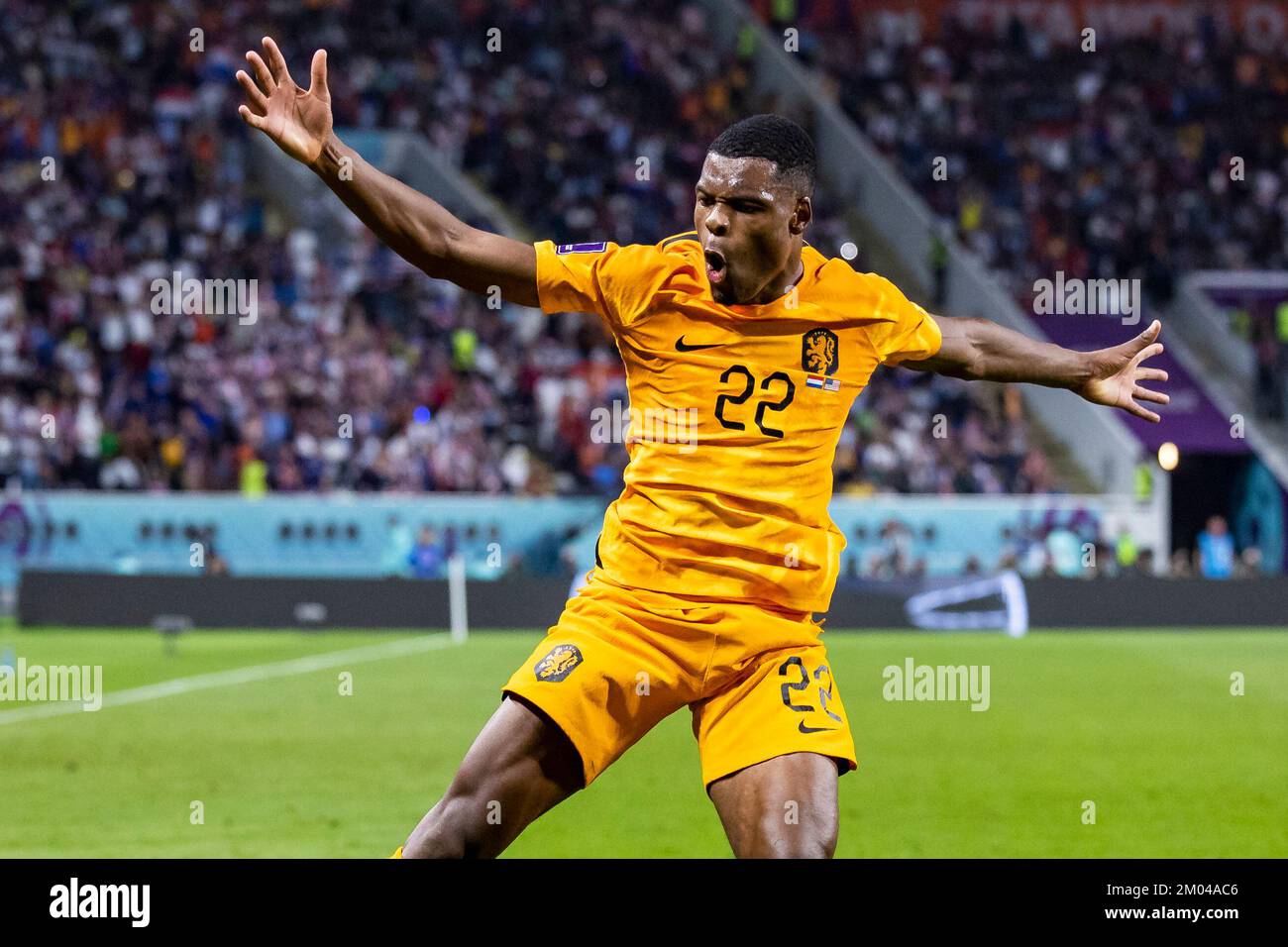 Al Rajjan, Qatar. 03rd Dec, 2022. Soccer: World Cup, Netherlands - USA ...