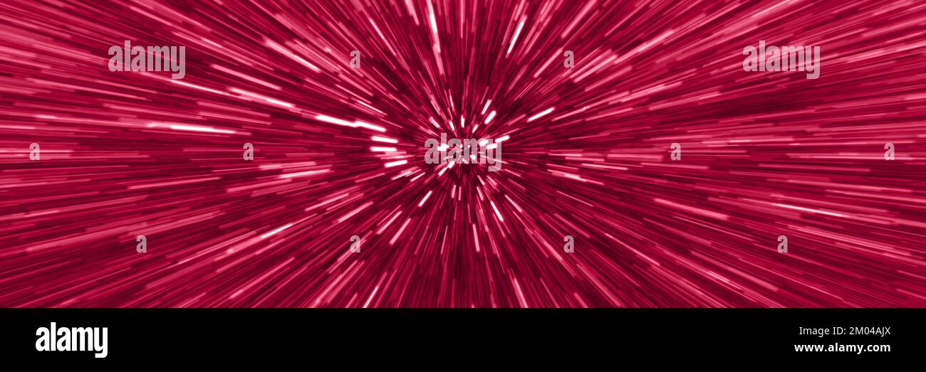 Viva magenta zoom perspective background banner. Abstract soft ...