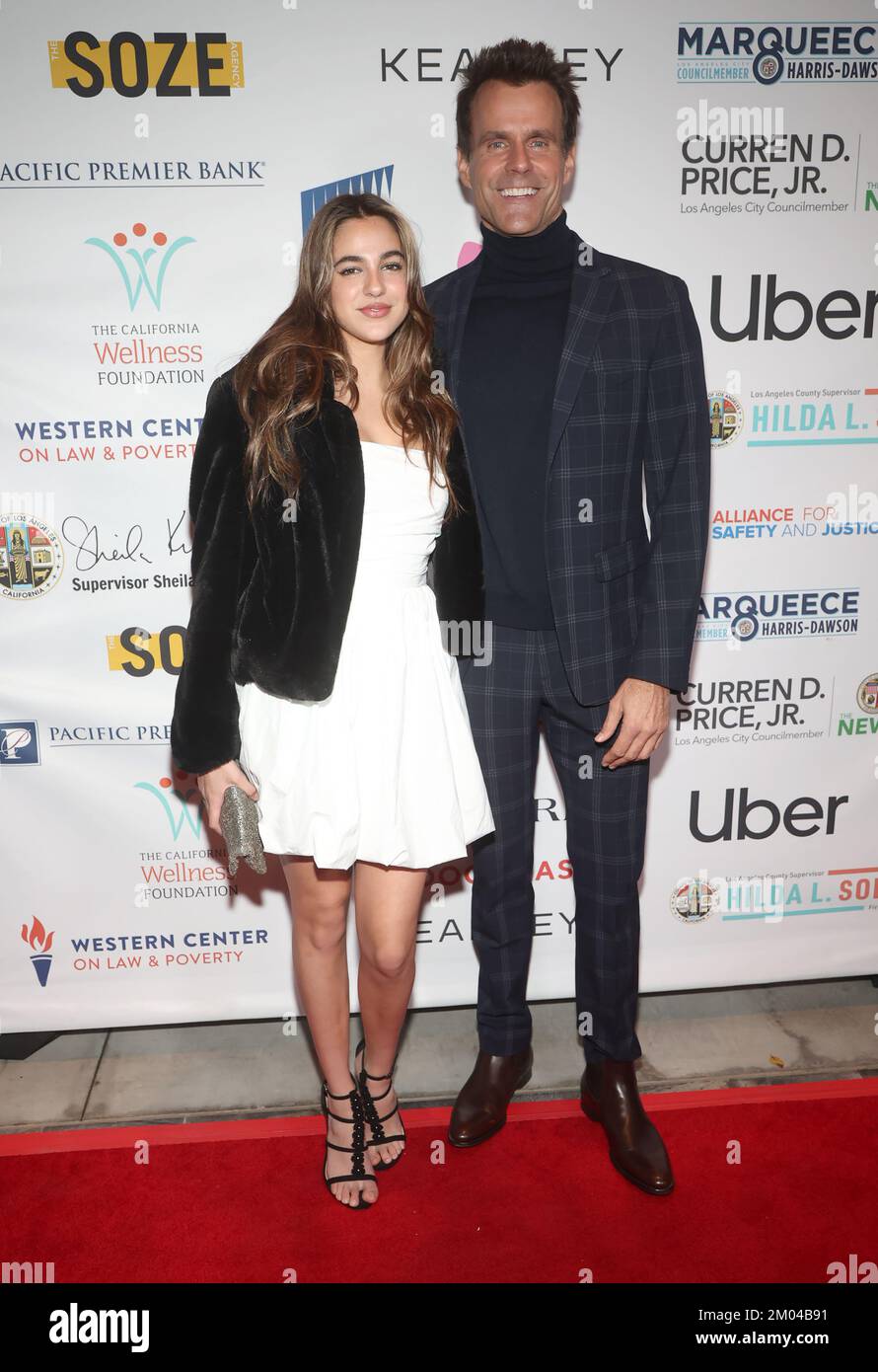 Los Angeles, California, USA. 3rd Dec, 2022. Cameron Mathison, Leila ...