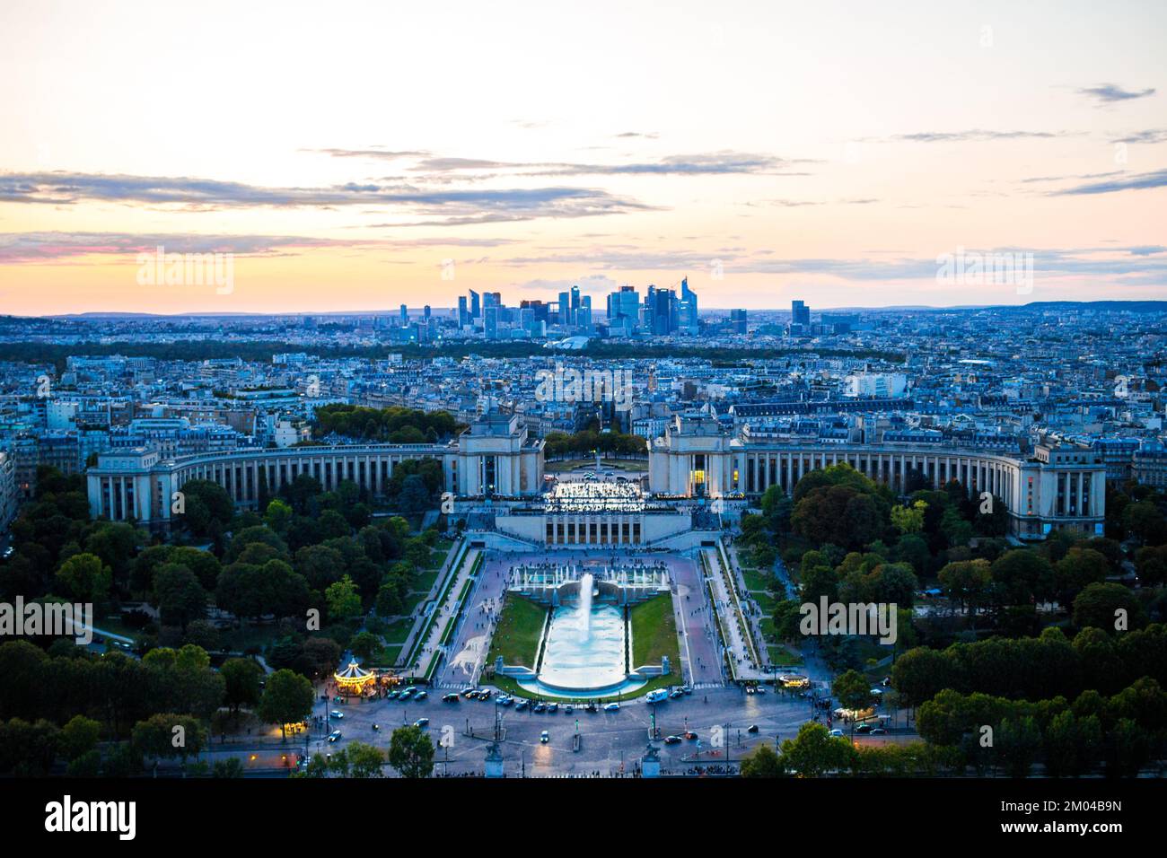 Aerial versailles sunset hi-res stock photography and images - Alamy
