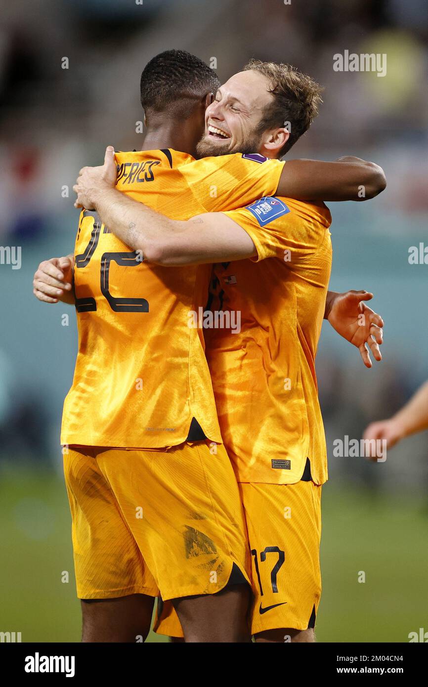 DOHA, 03-12-2022, Khalifa Stadium, World Cup 2022 in Qatar game between ...
