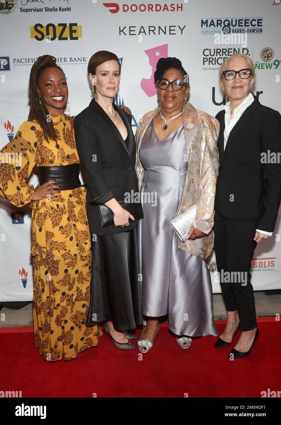 Shanola Hampton, Sarah Paulson, Susan Burton, Felicity Huffman, at A ...