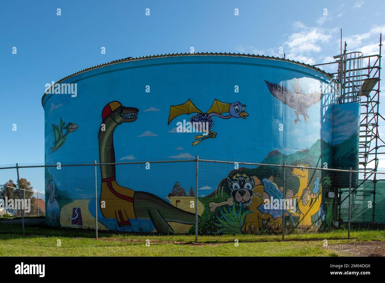 Water Tank Art, West Ulverstone, Tasmania, Australia Stock Photo - Alamy