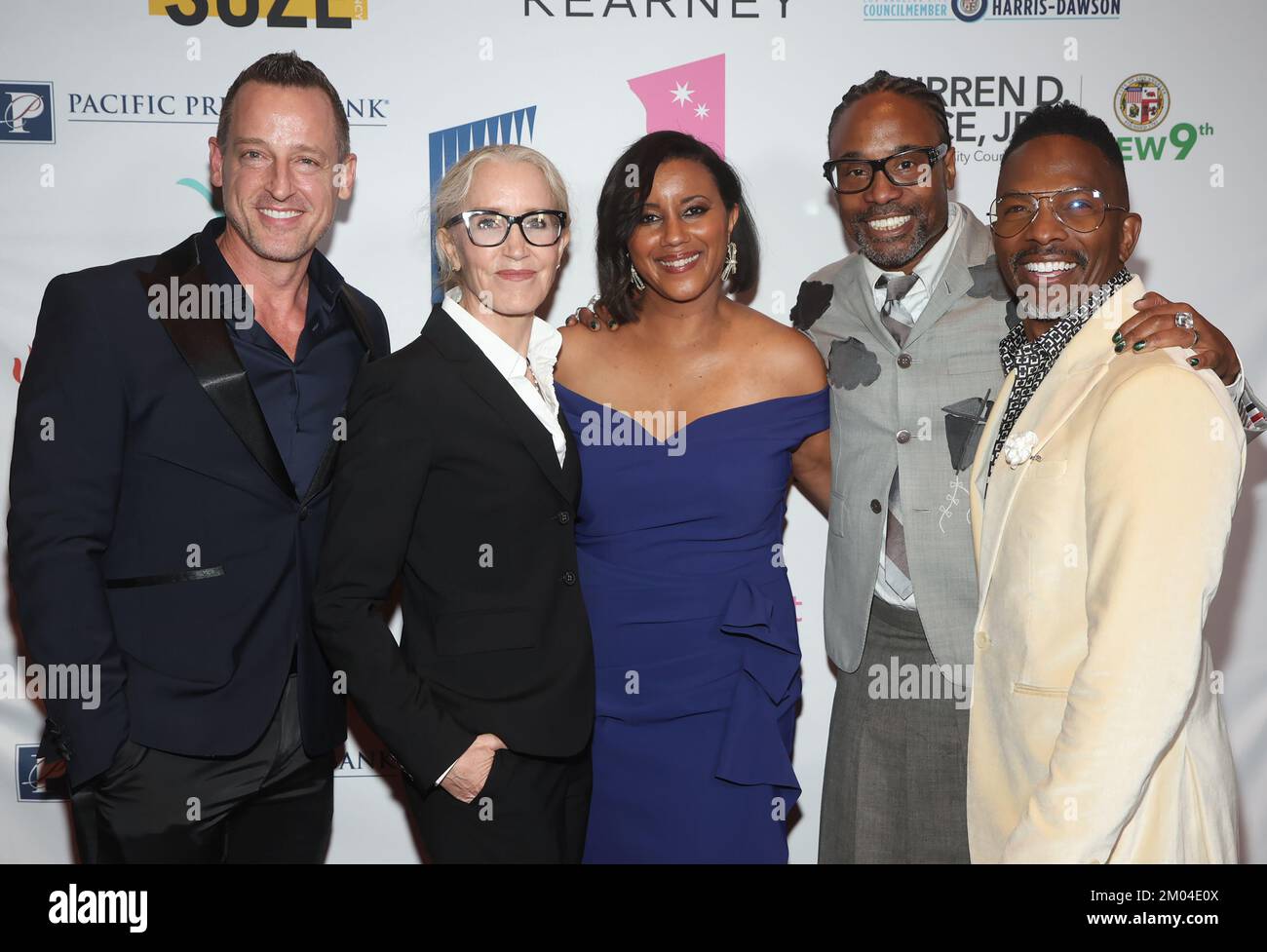 3 December 2022 -Los Angeles, California - Josh Adamson, Felicity Huffman, , Alyx B. Porter ...
