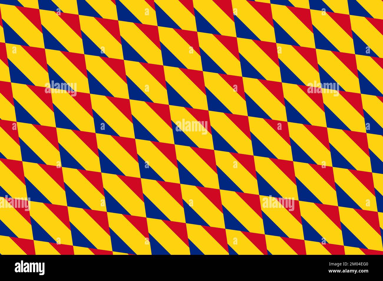 Geometric pattern in the colors of the national flag of Romania. The ...