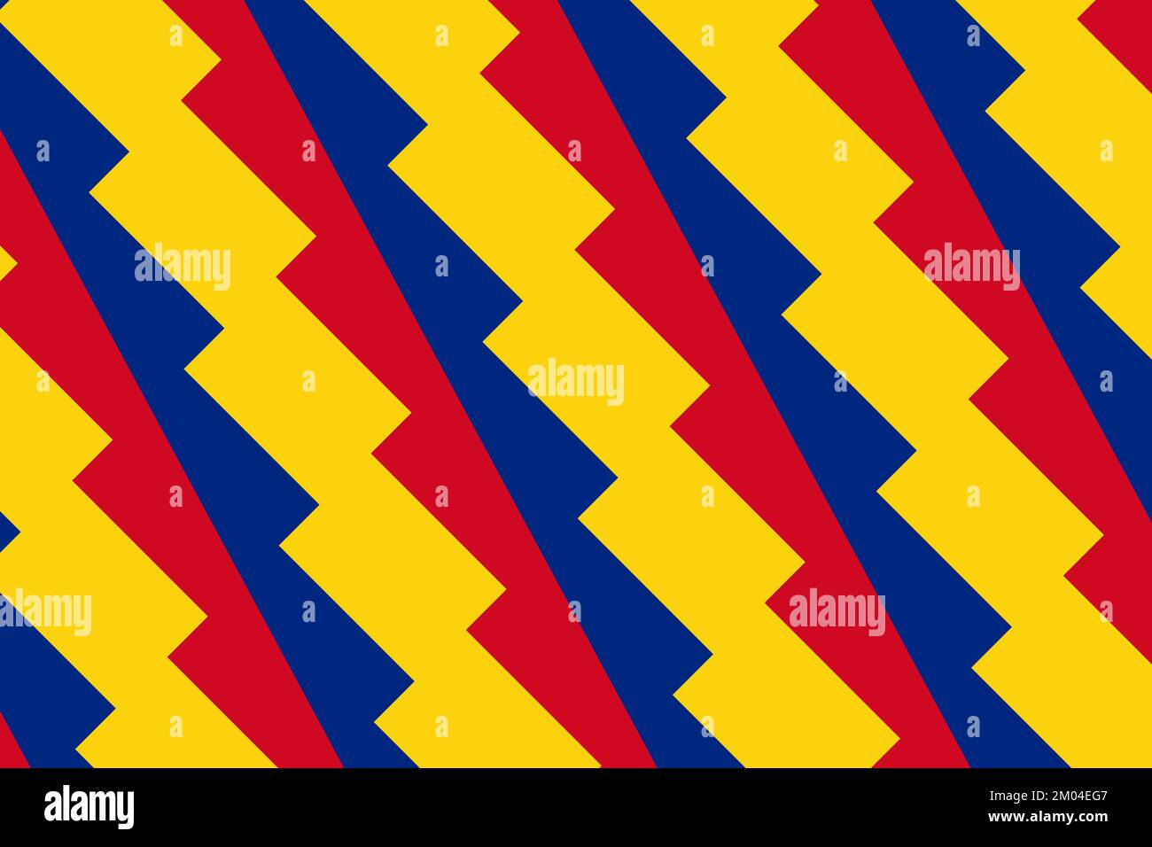 Geometric pattern in the colors of the national flag of Romania. The ...