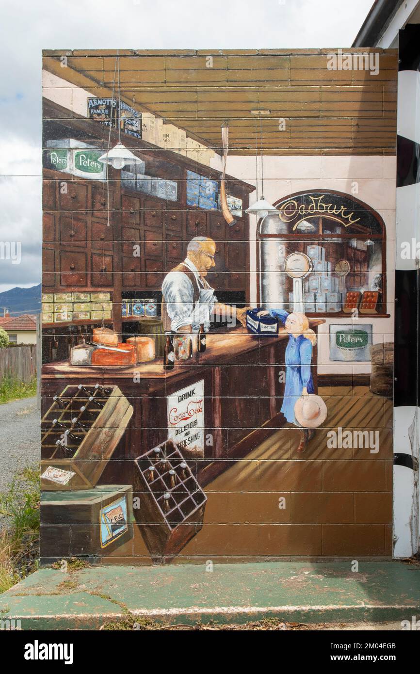 Sheffield tasmania mural hi-res stock photography and images - Alamy