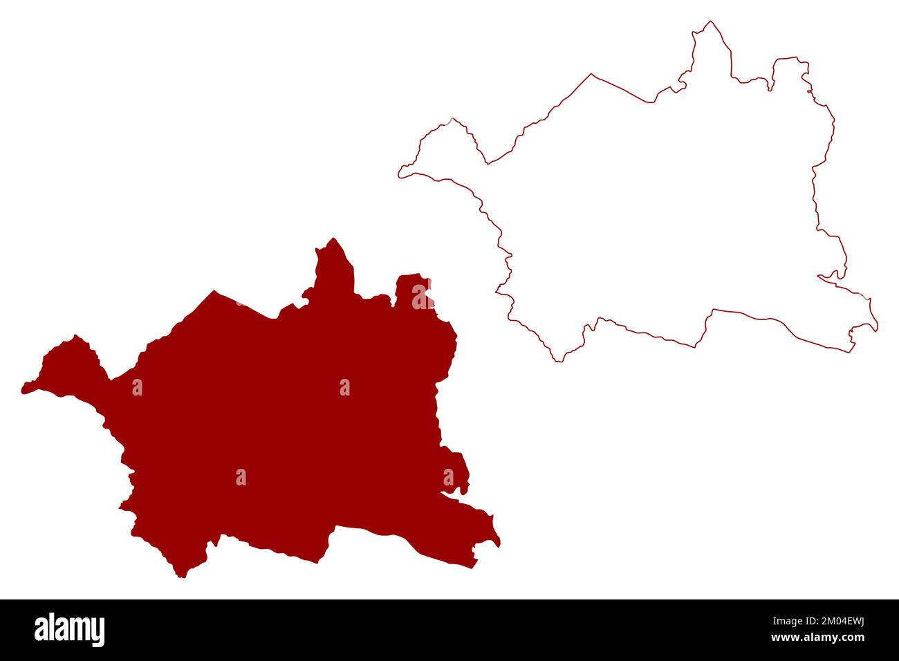 Greater manchester map Stock Vector Images - Alamy