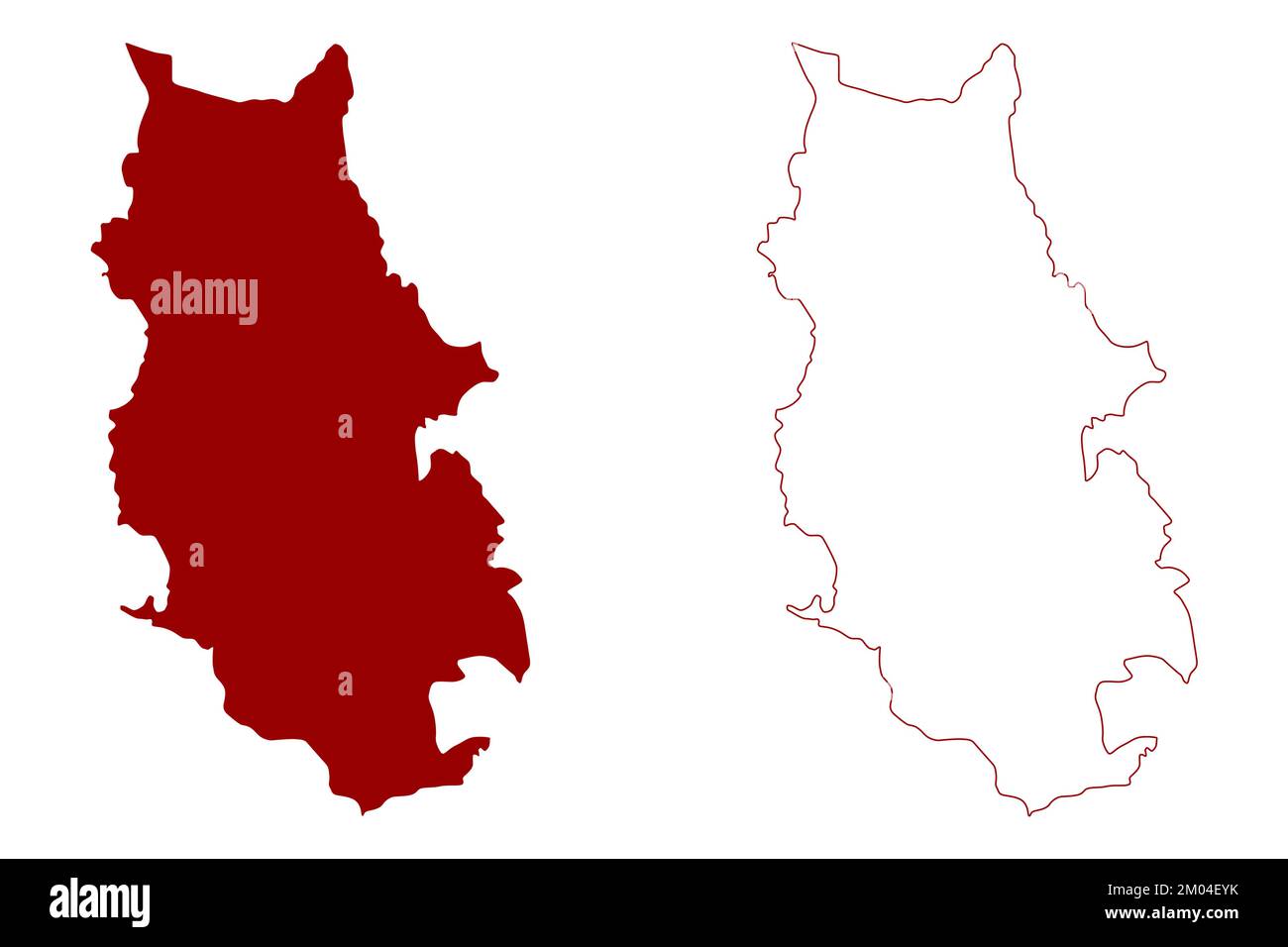 Bury vector outline map hi-res stock photography and images - Alamy