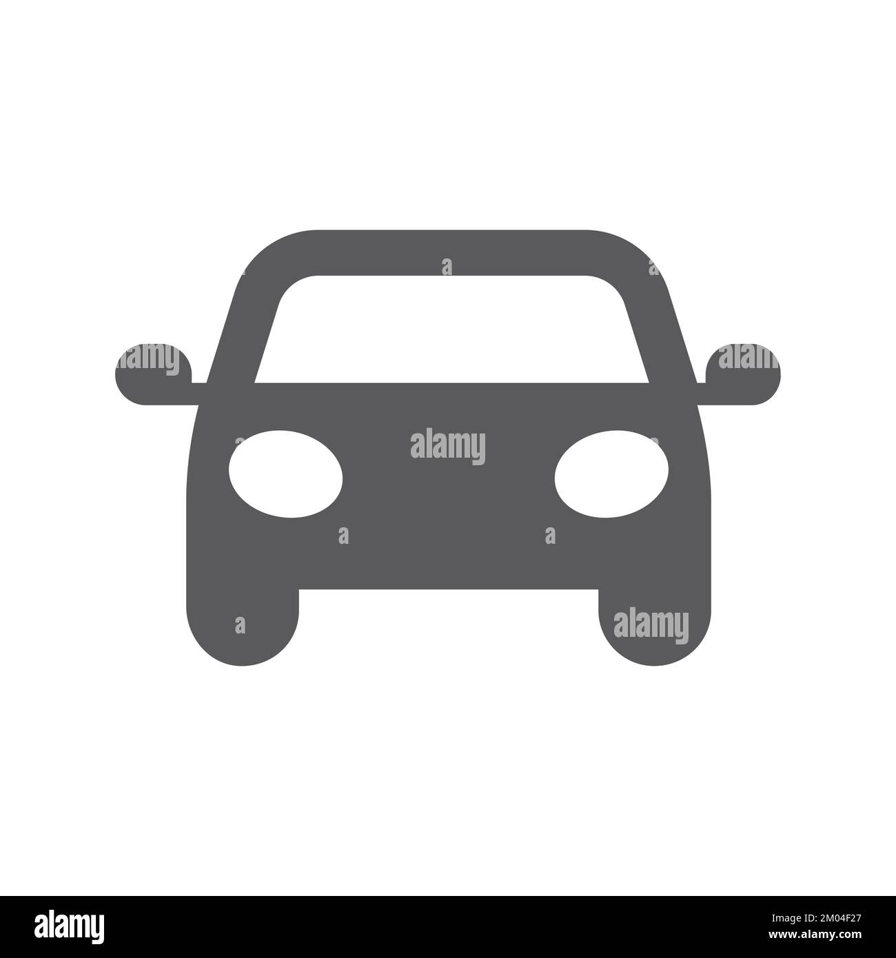 Car black vector icon. Simple filled symbol Stock Vector Image & Art ...