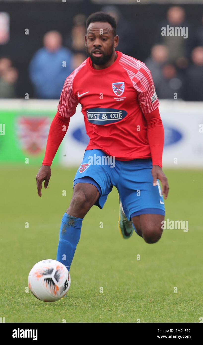 DAGENHAM ENGLAND - DECEMBER 03 : Dagenham & Redbridge's Myles Weston ...