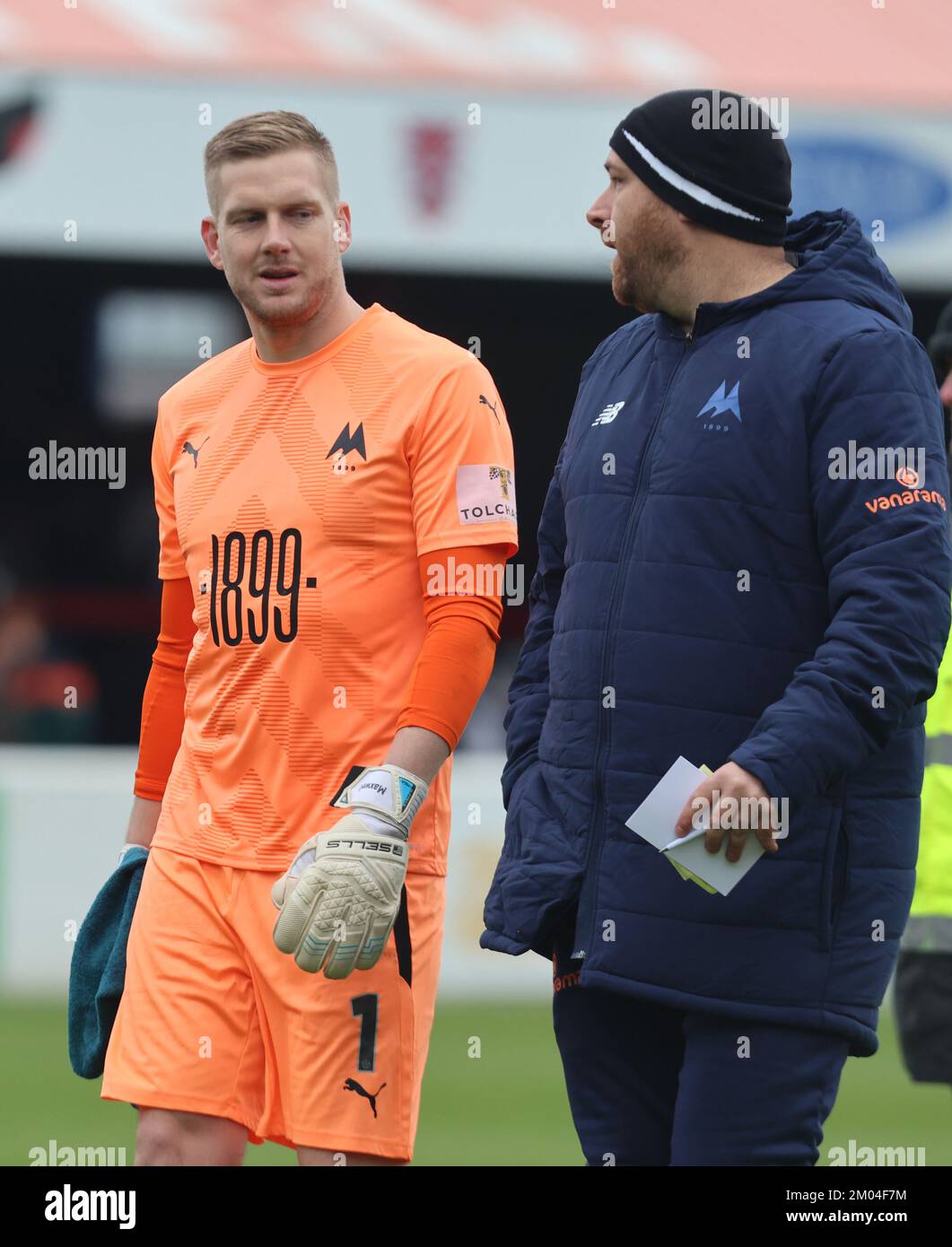 DAGENHAM ENGLAND - DECEMBER 03 : Mark Halstead of Torquay United during ...