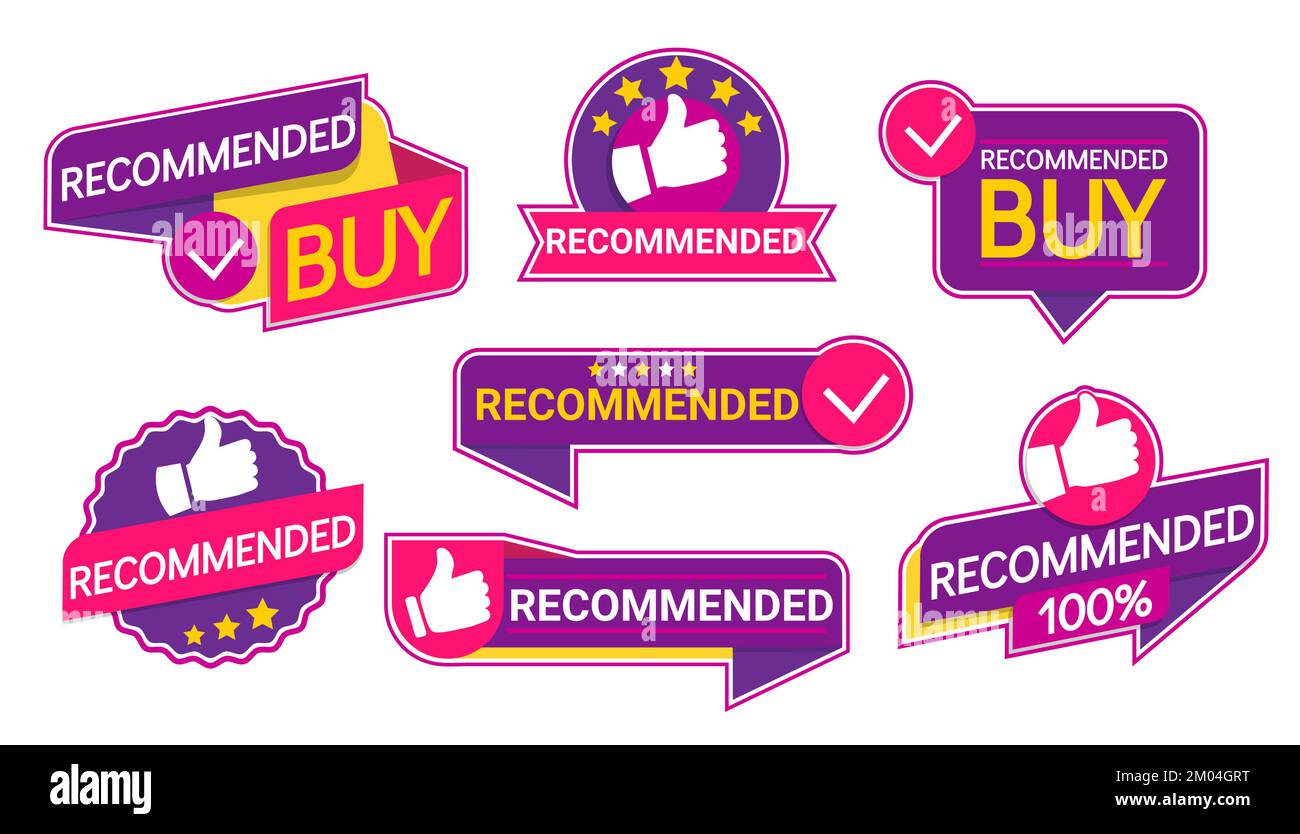 Expert recommendation Stock Vector Images - Alamy
