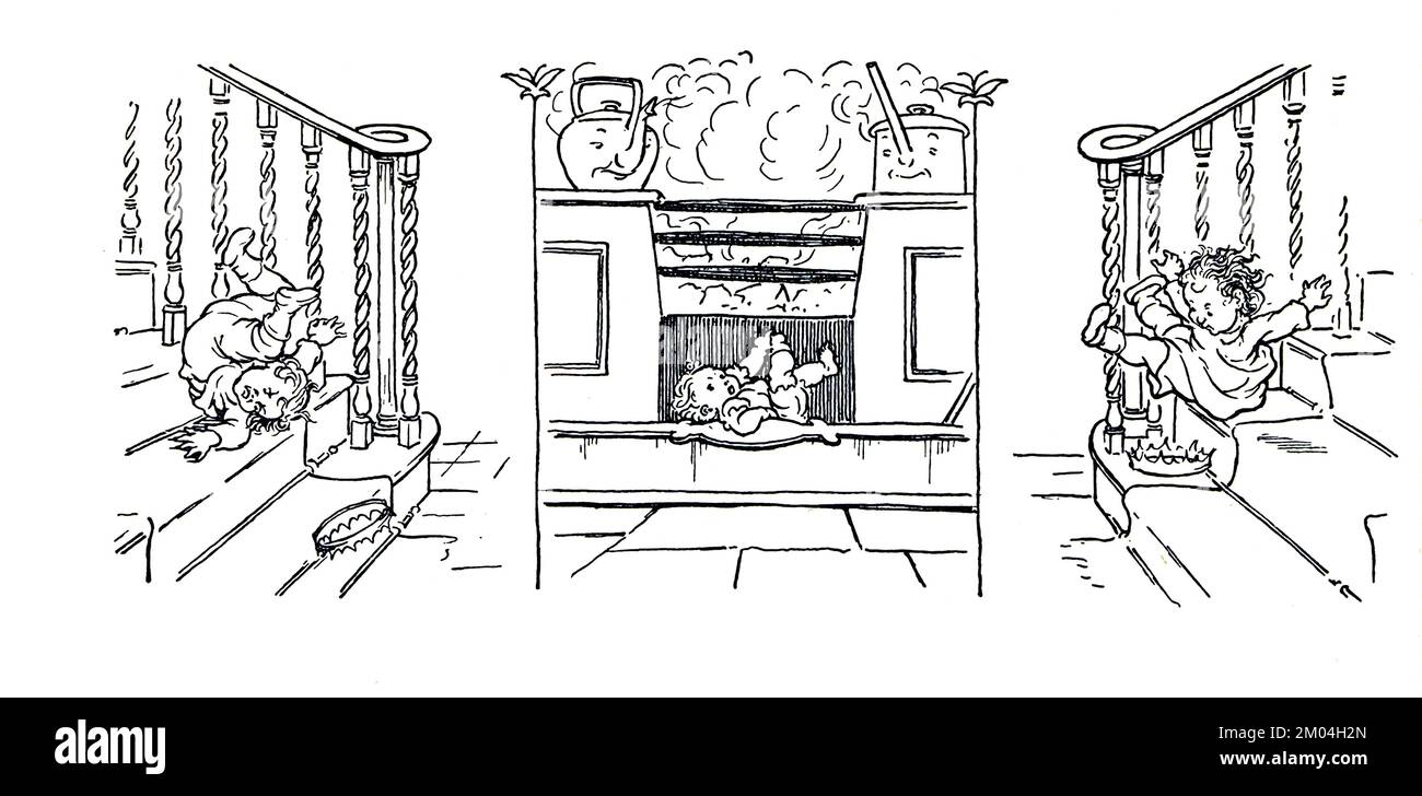 she ran upstairs to the duchess Illustrated by F. D, Bedford from the ...