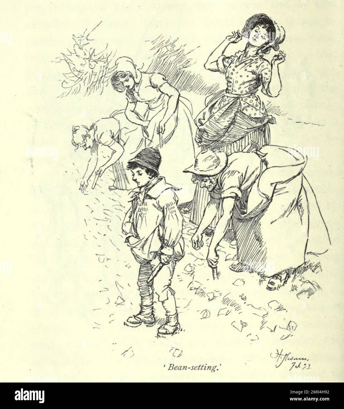 Rural setting sketches hi-res stock photography and images - Alamy