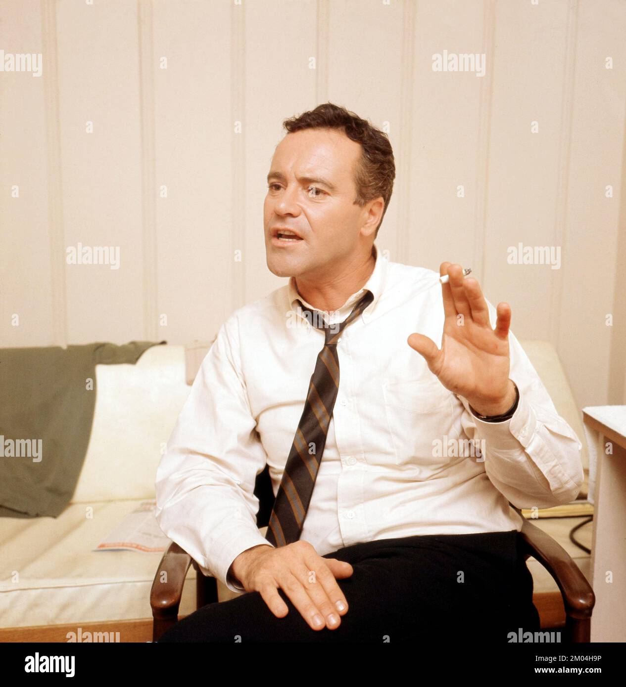 Jack Lemmon. American actor, 1925-2001. Pictured during an American ...