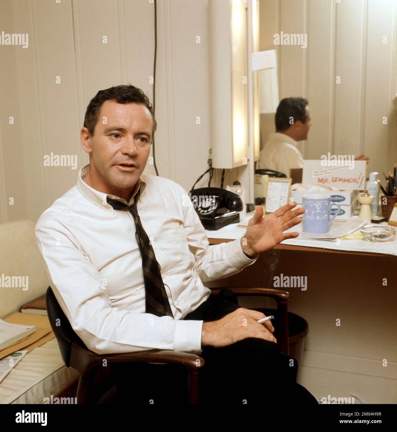 Jack Lemmon. American actor, 1925-2001. Pictured during an American ...