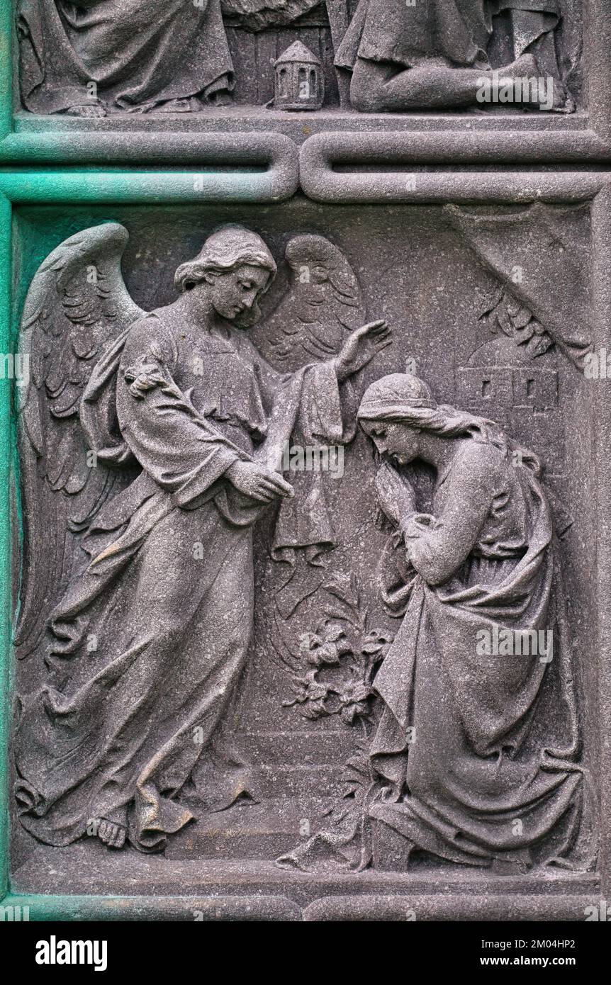 Lord Carbery's Cross depicting scenes from the bible, Croachna Hill ...