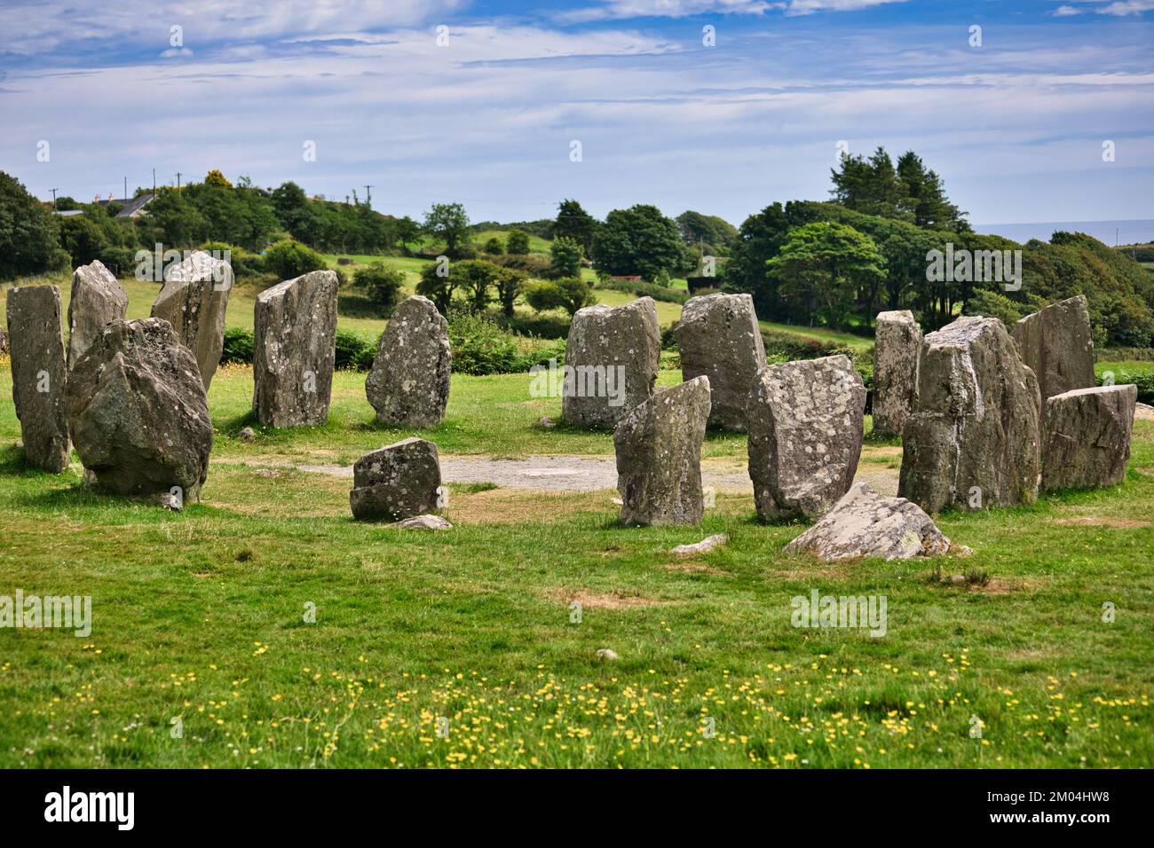 Drombeg Stone Circle a Megalithic site near Glandore, County Cork ...