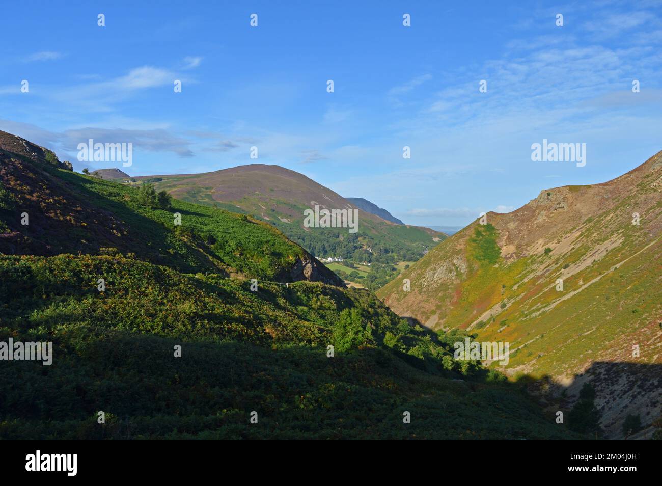 Views on sychnant pass of Conwy mountain Stock Photo - Alamy